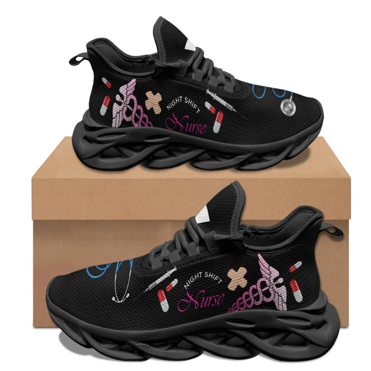 Classic Nursing Sneakers for Women Hospital Medical Work Comfortable ...