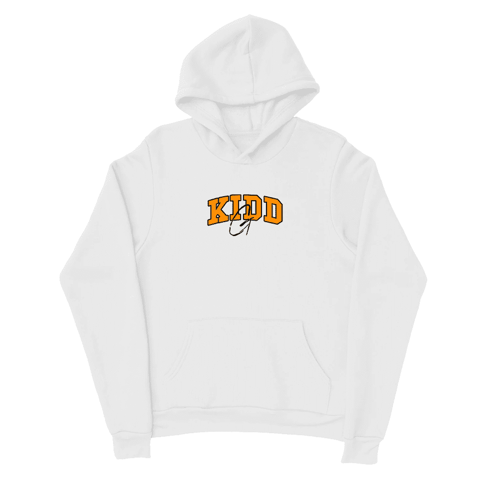 Classic Orange Logo Kidd G Merch Hoodie - Singer Unisex Cotton Pullover ...