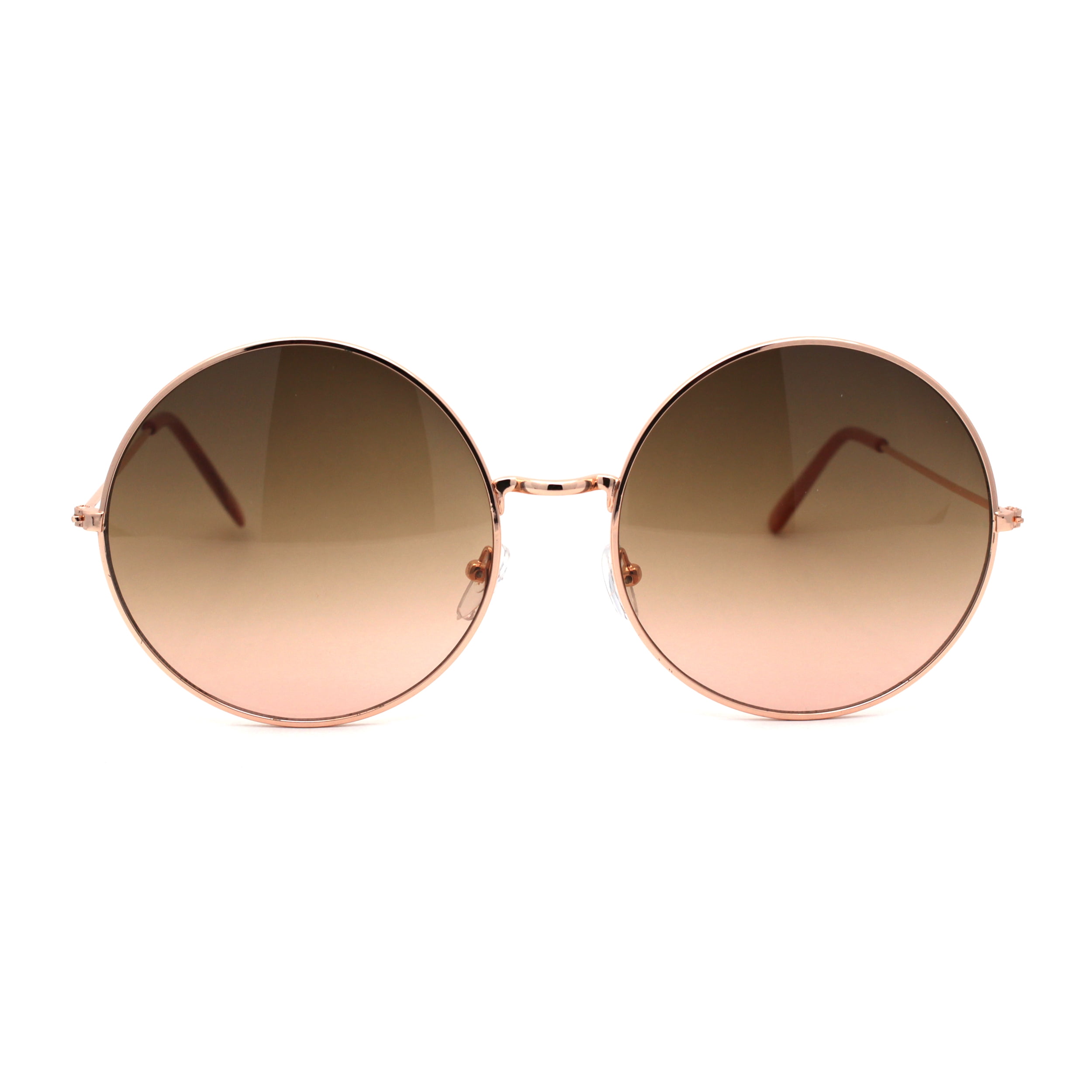 Classic Oversize Joplin Style Hippie Round Circle Lens Sunglasses Gold ...