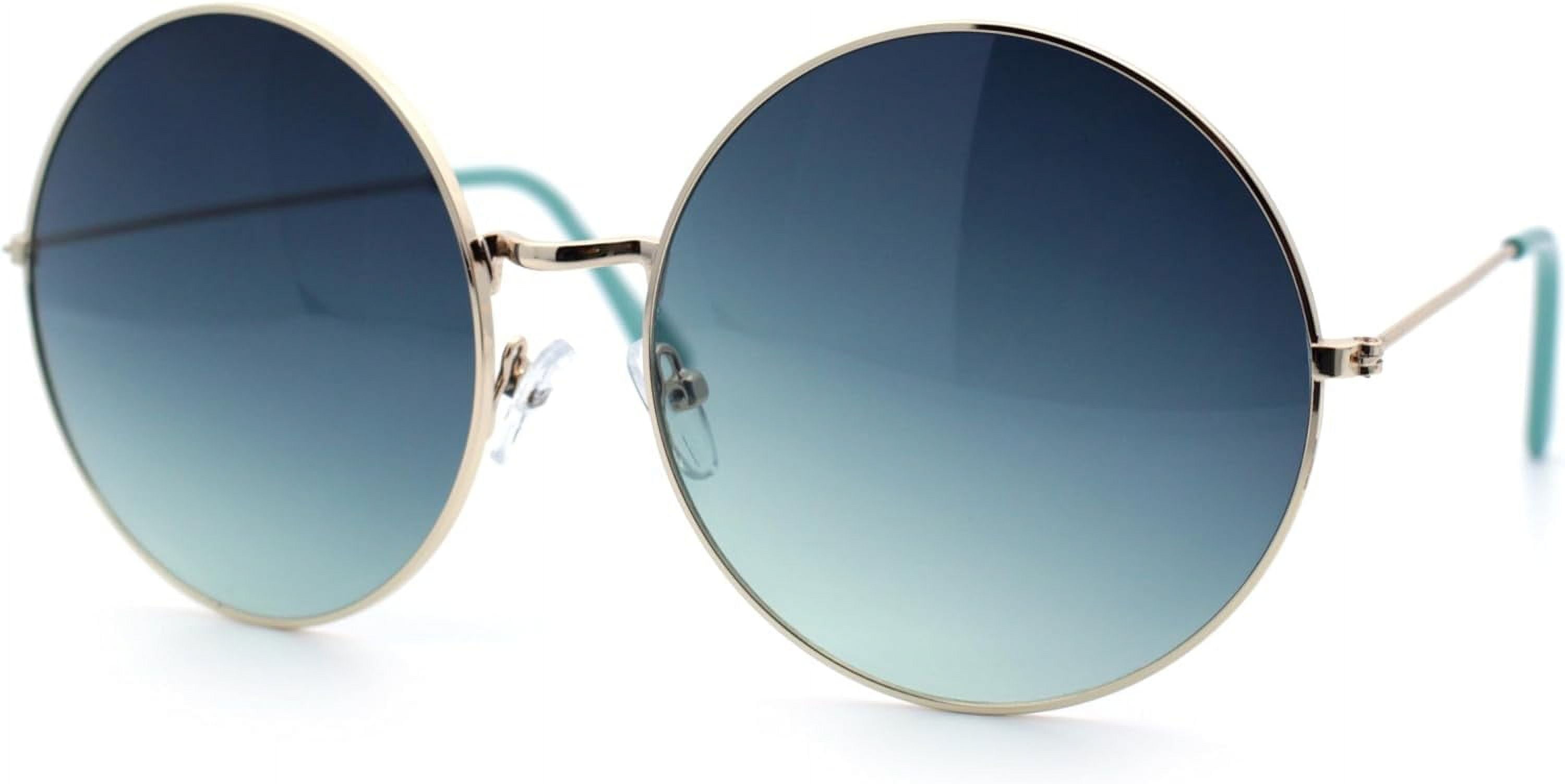 Classic Oversize Joplin Style Hippie Round Circle Lens Sunglasses ...