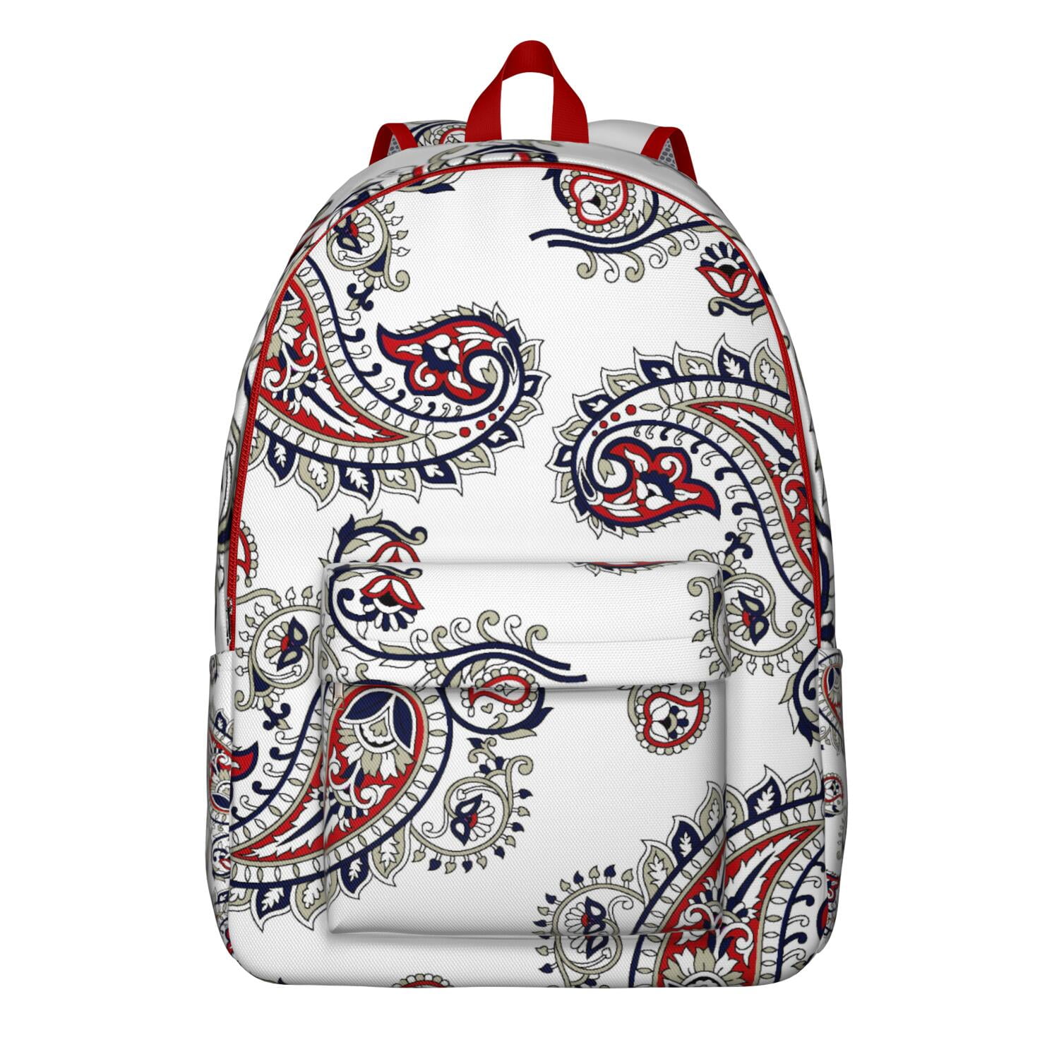 Classic Paisley Backpack Featuring Vintage Boho Floral and Exotic ...
