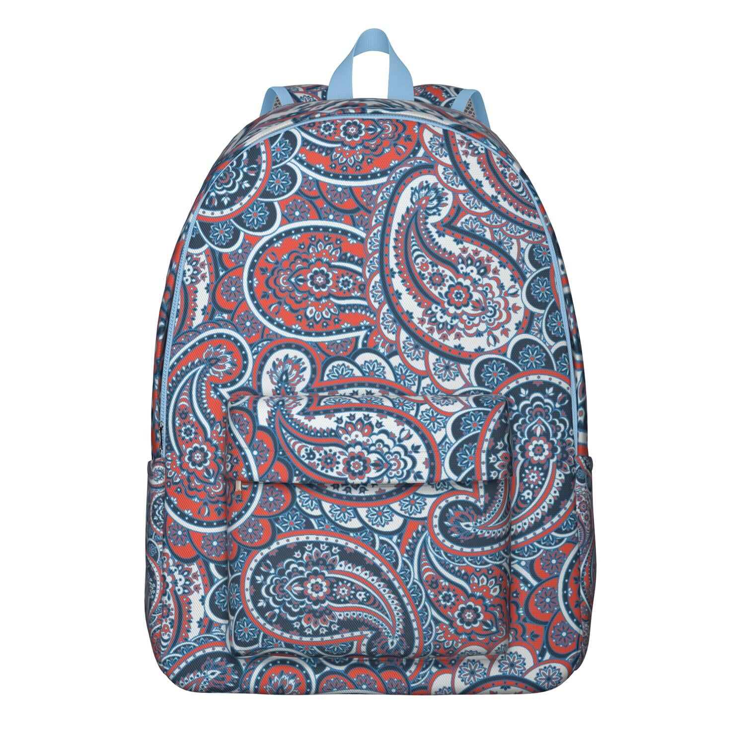 Classic Paisley Backpack Featuring Vintage Boho Floral and Exotic ...