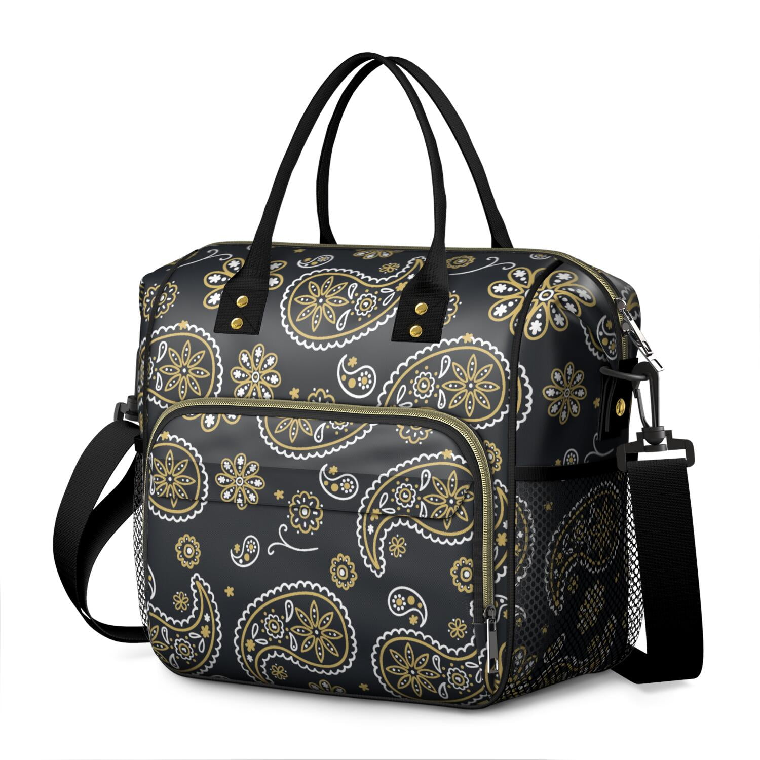 Classic Paisley Insulated Lunch Box - Large Leakproof Food Storage Bag ...
