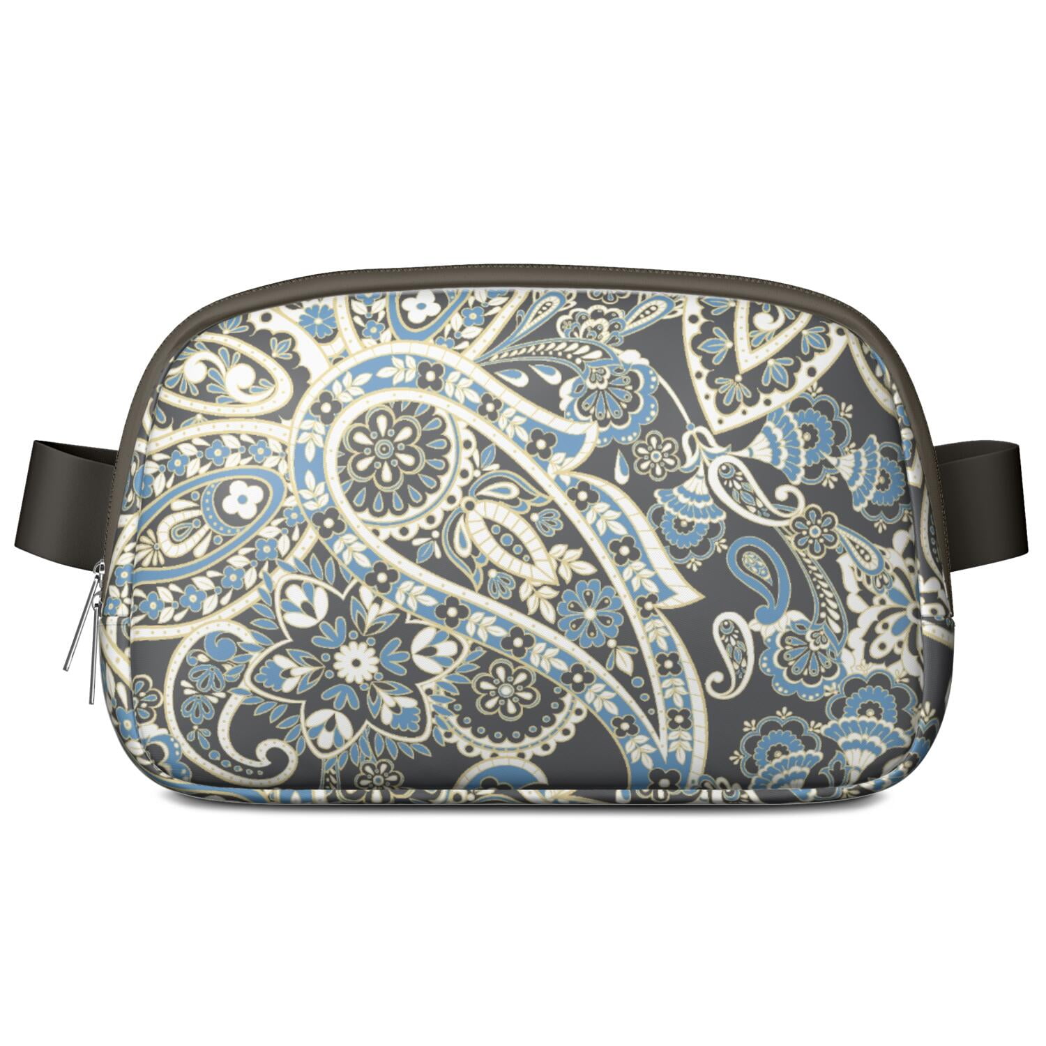Classic Paisley Waist Bag – Elegant Fanny Pack with Bohemian Floral ...