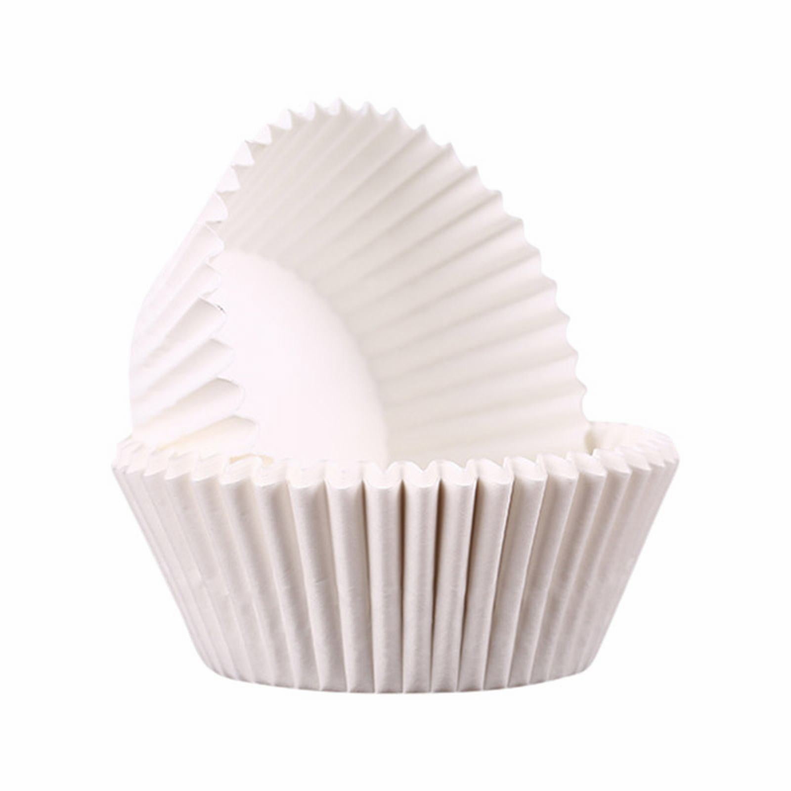 Classic Parchment Paper Cupcake Liners, 100 count, White,White ...