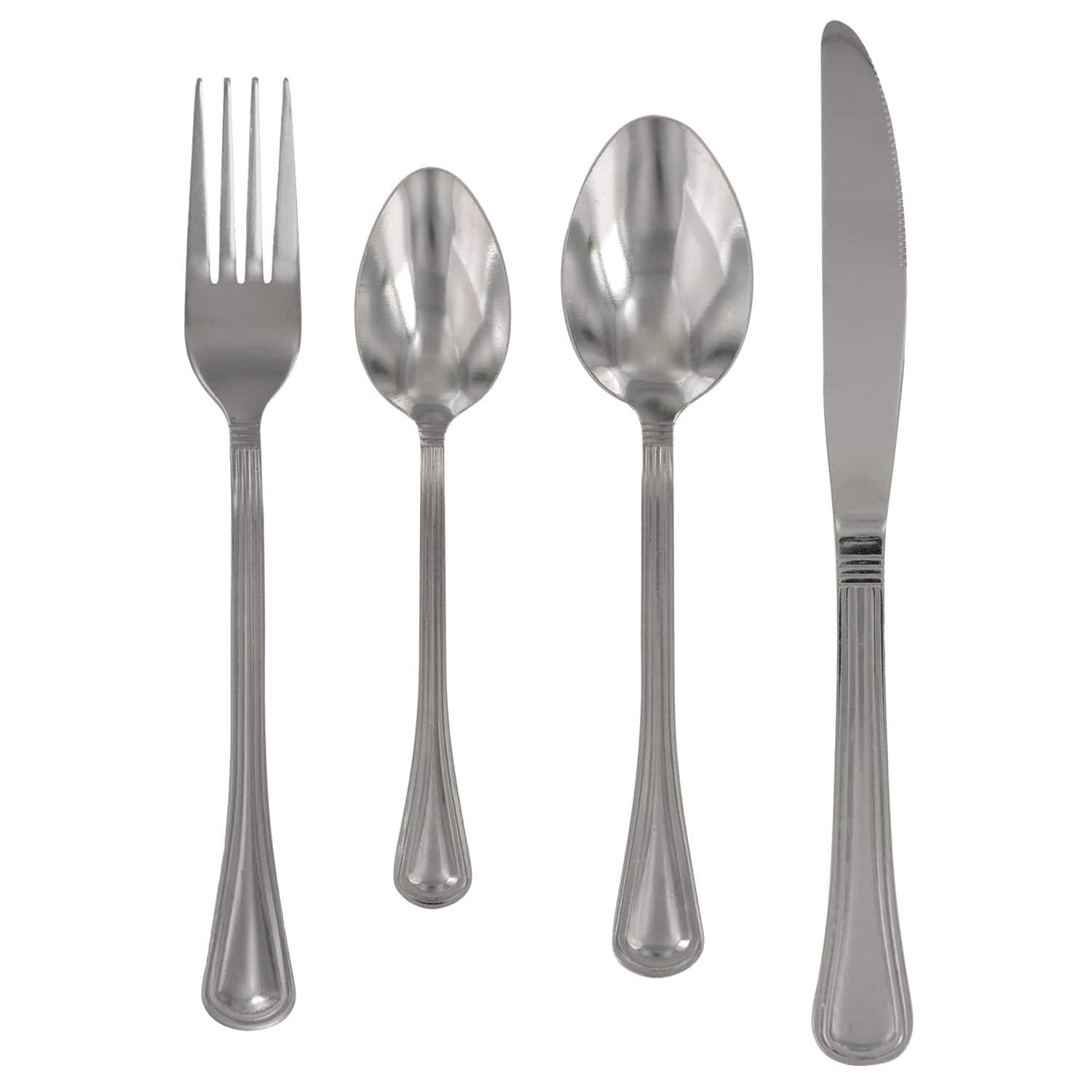 Classic Pattern Stainless-Steel Flatware Sets - Walmart.com