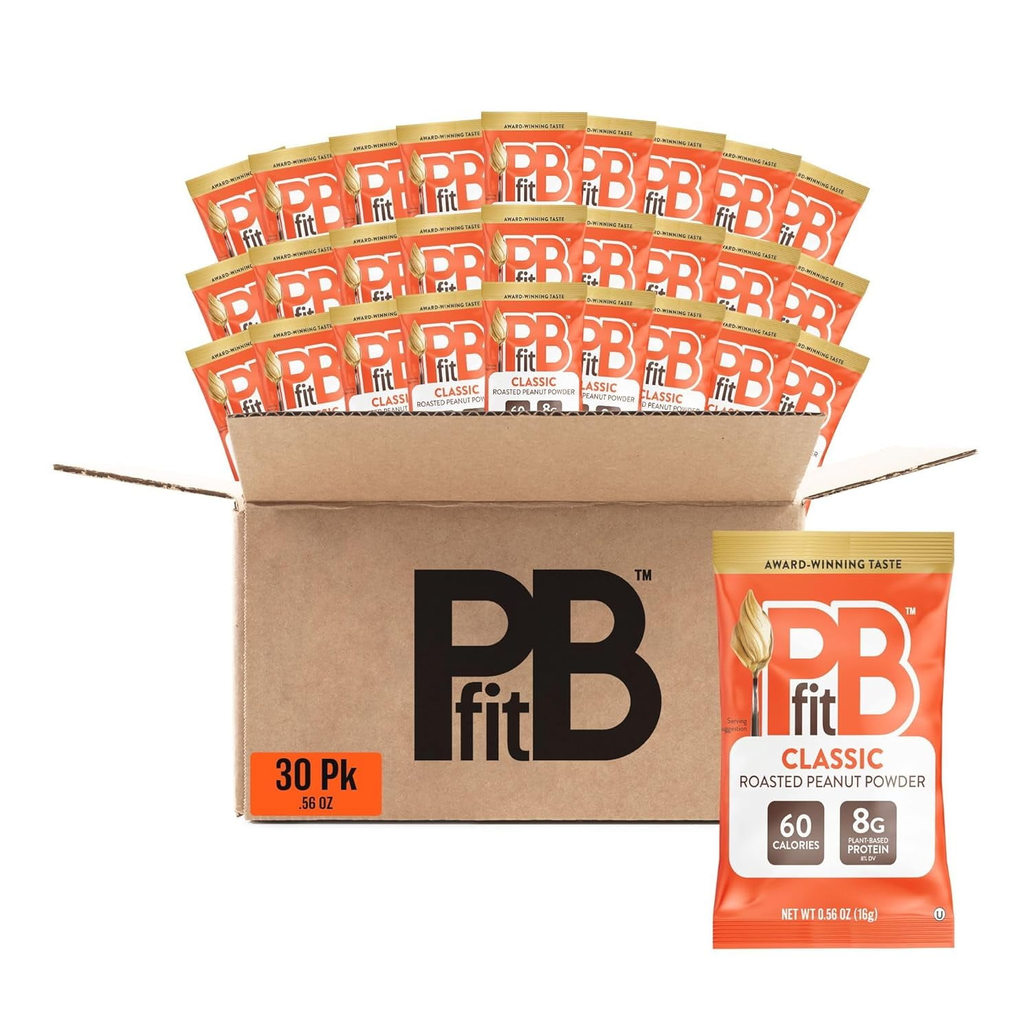 Classic Peanut Butter Powder Packets Powdered Peanut Spread From Real ...