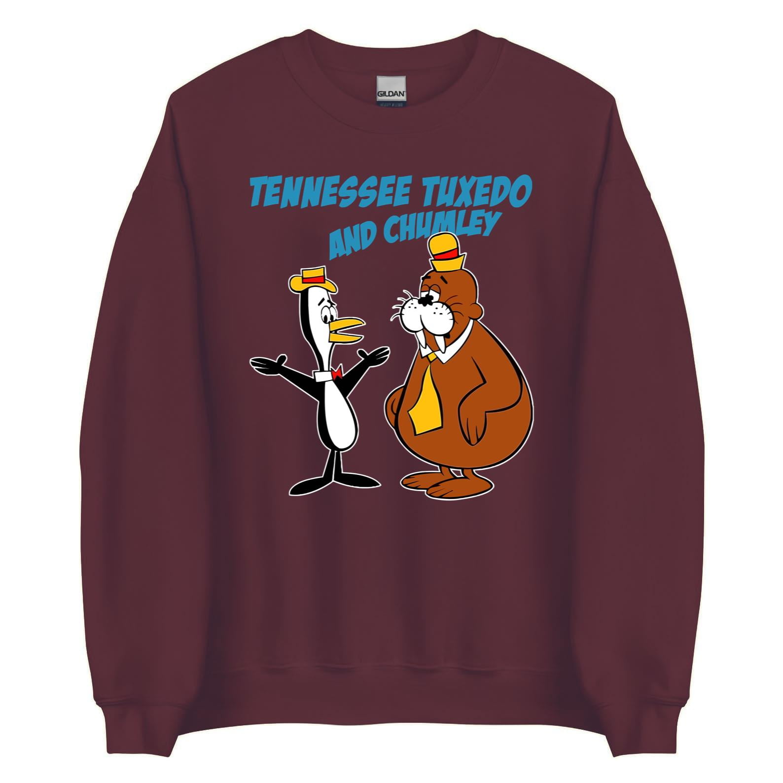 Classic Penguin and Walrus Cartoon Essential T-Shirt, Vintage Animation ...