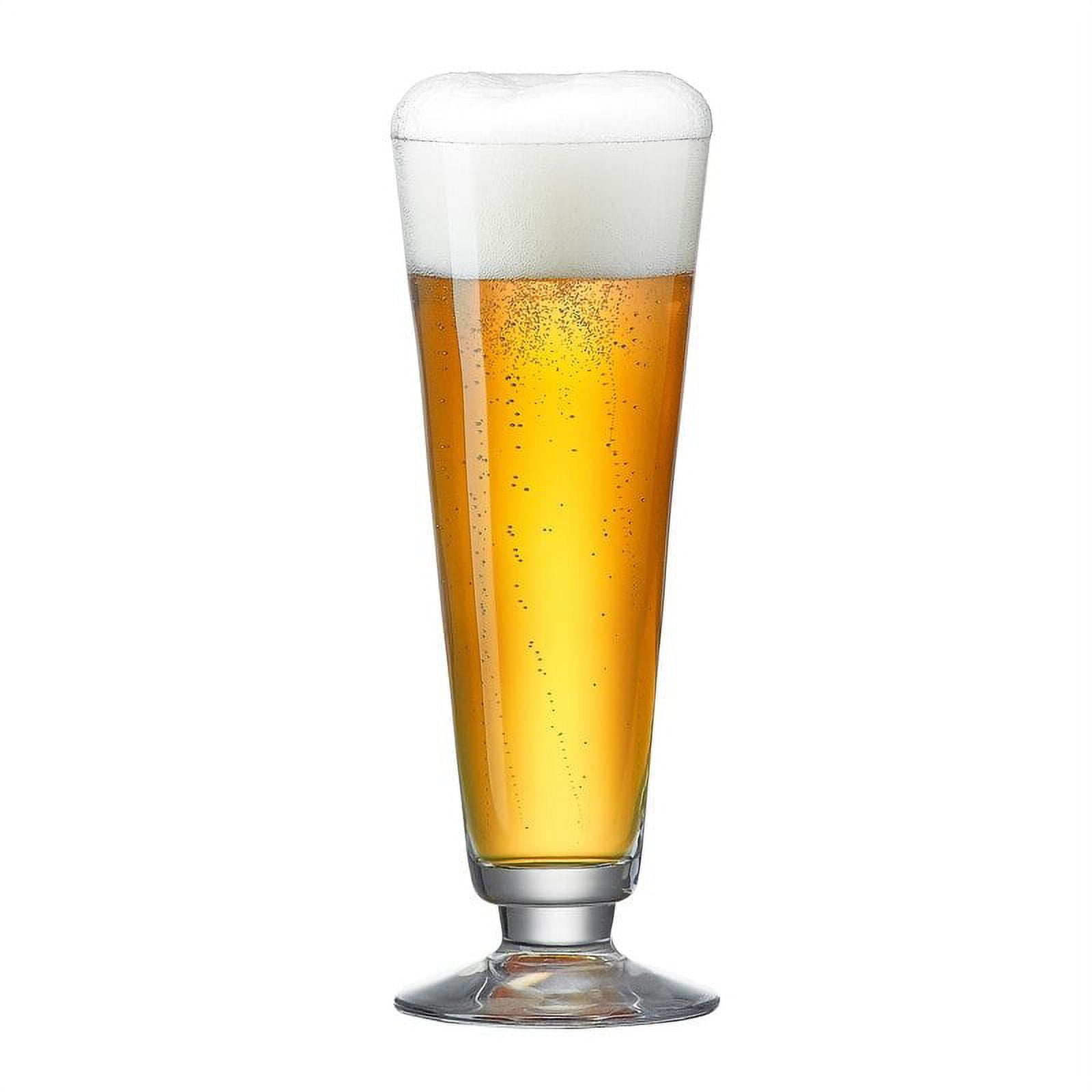 Classic Pilsner, 16 oz. Crystal Beer Glass, Set of 6 - Walmart.com