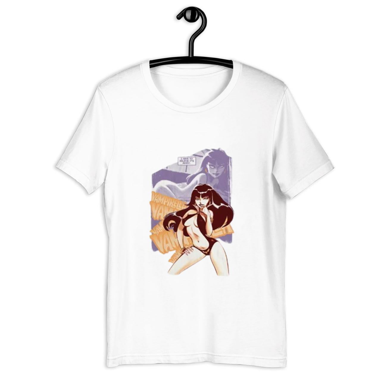 Classic Pin-Up Comic-Inspired T-shirt - Walmart.com