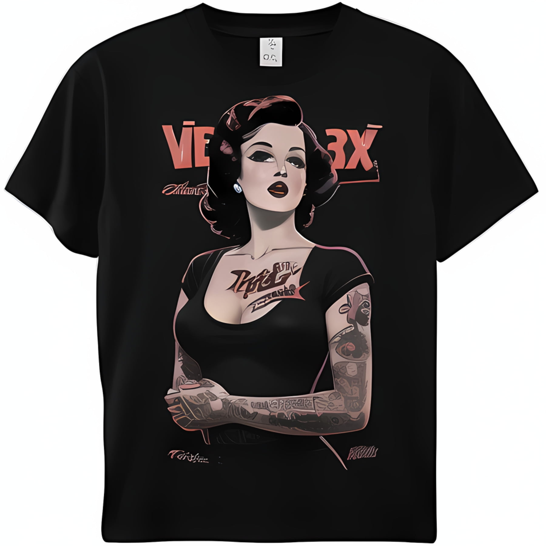 Classic Pin Up Girl T Shirt Design Ve Stringutilsx In Mark Riddick