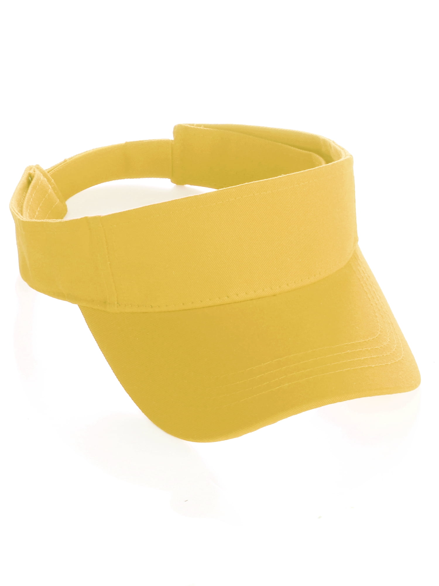Classic Plain Unisex Sport Sun Visor Once Size Adjustable Tapeback Cap ...