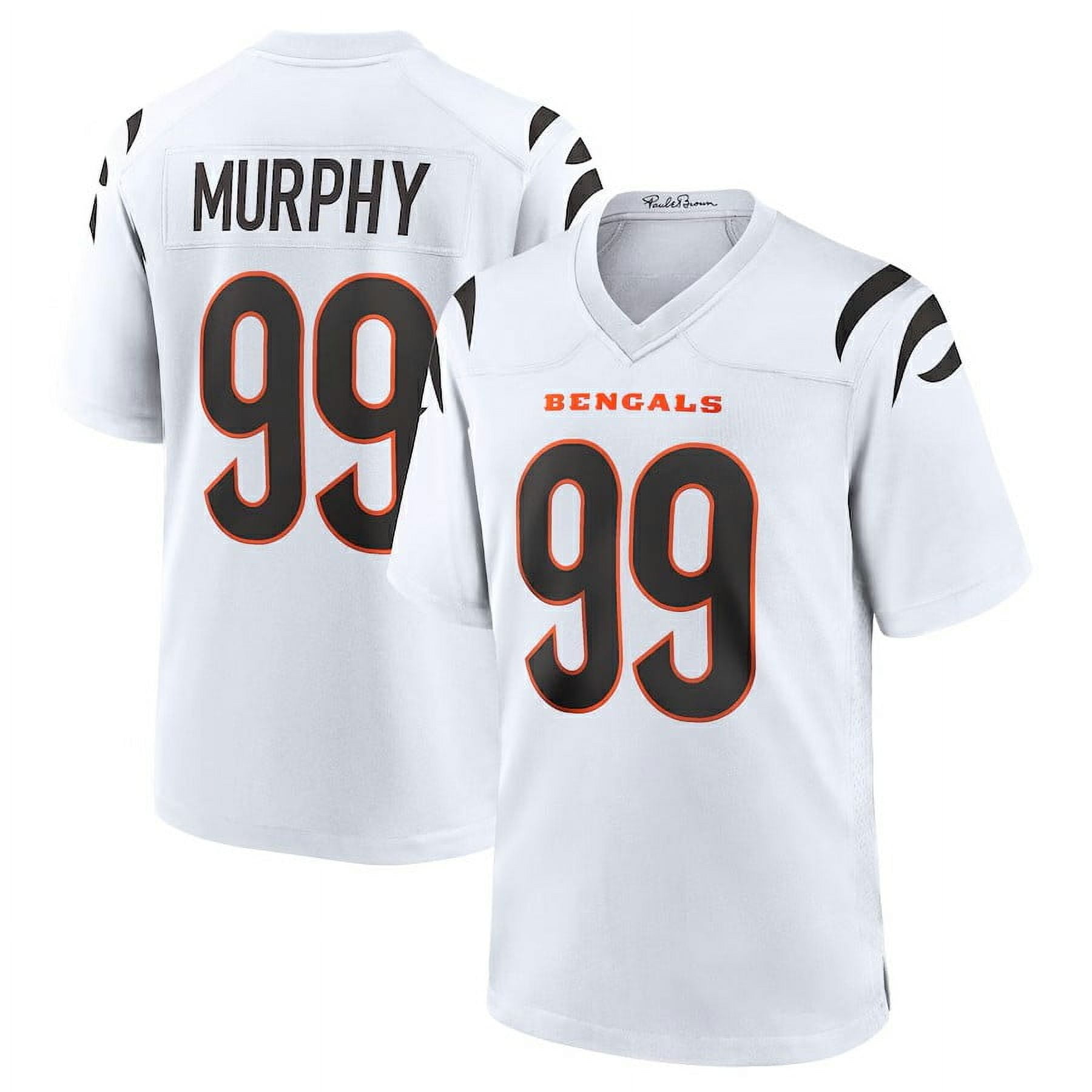 Classic Players Bengals Myles Murphy#99 Jersey Football Team Logo Match ...