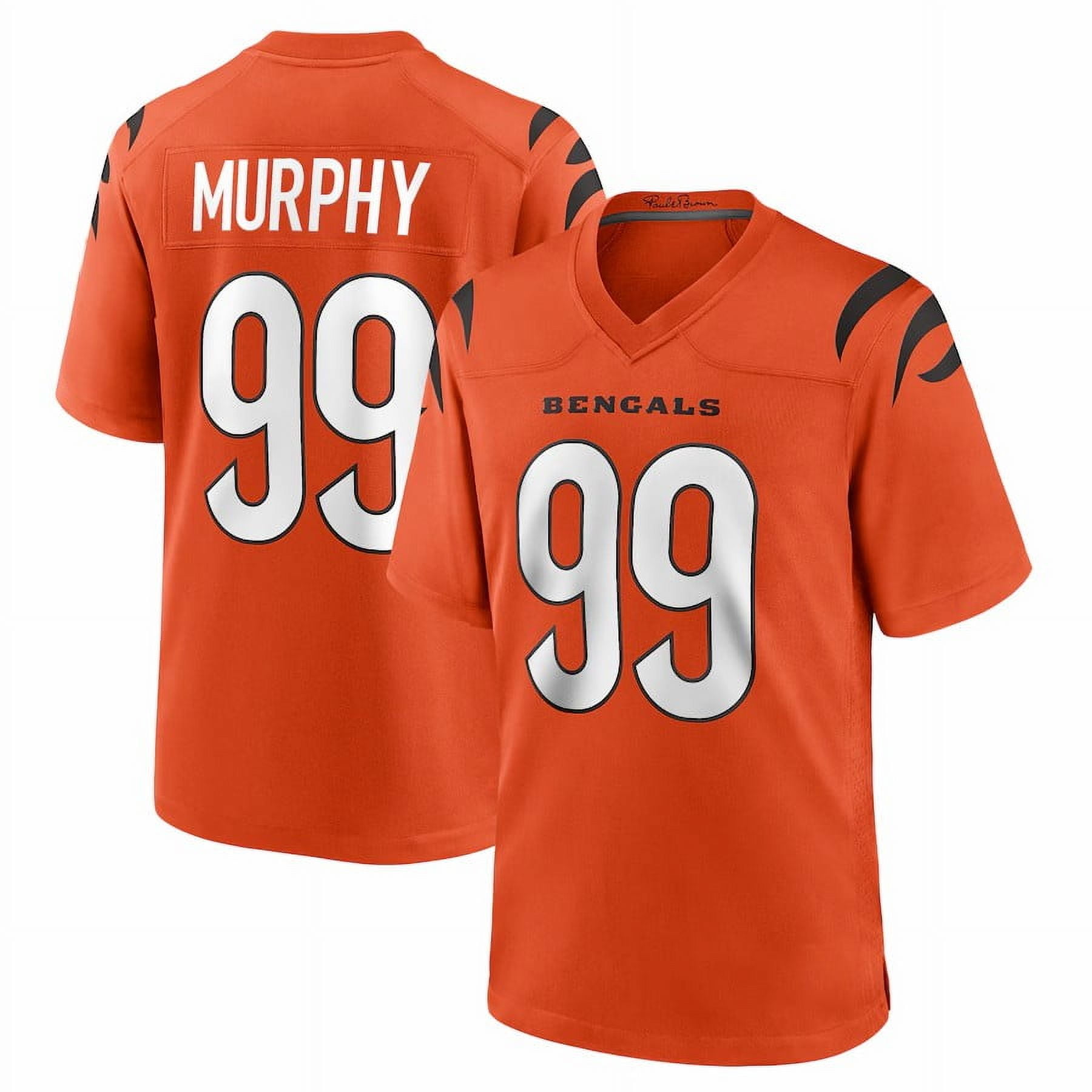 Classic Players Bengals Myles Murphy#99 Jersey Football Team Logo Match ...