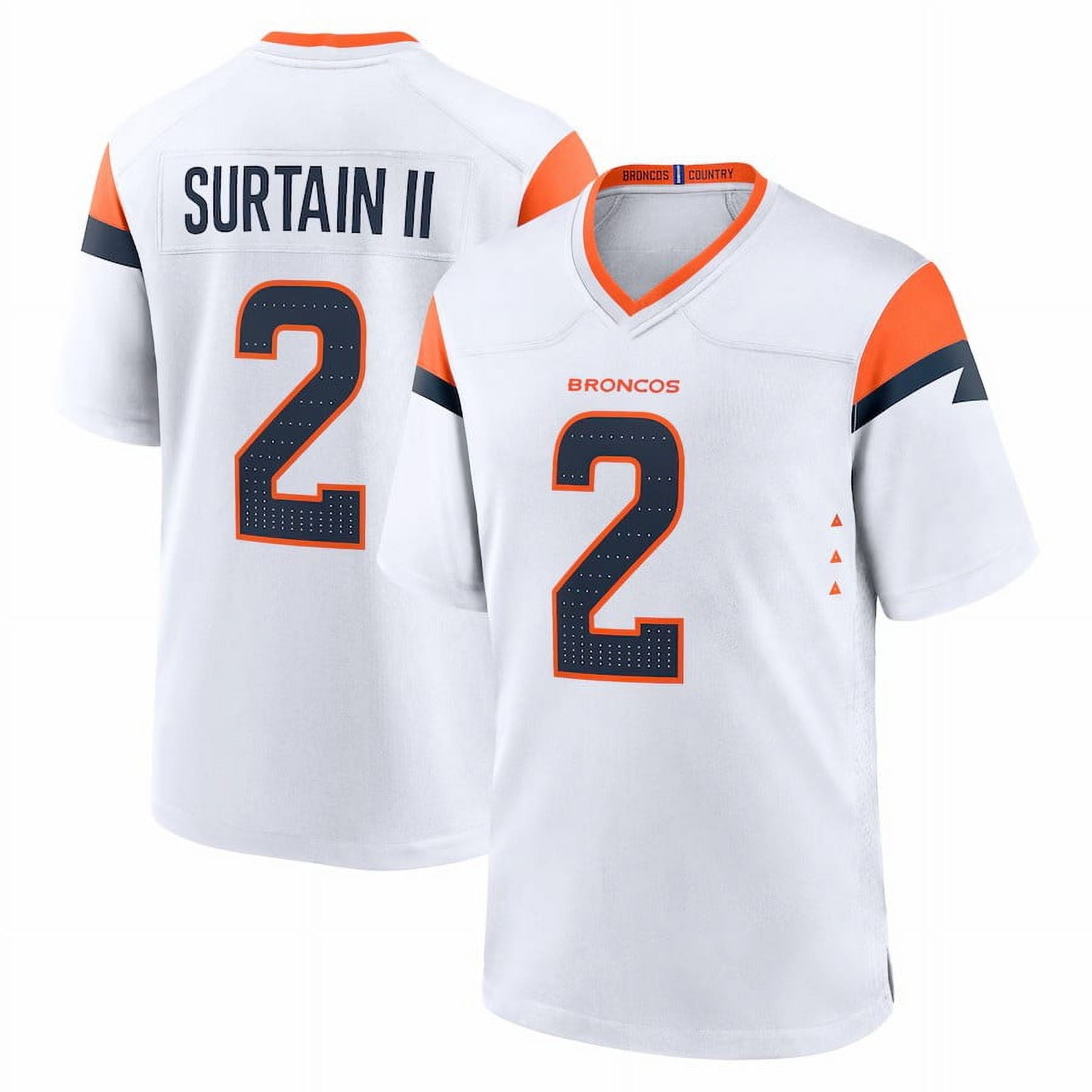 Classic Players Broncos Patrick Surtain Ii 2 Jersey Football Team Logo Match Day Adult Team