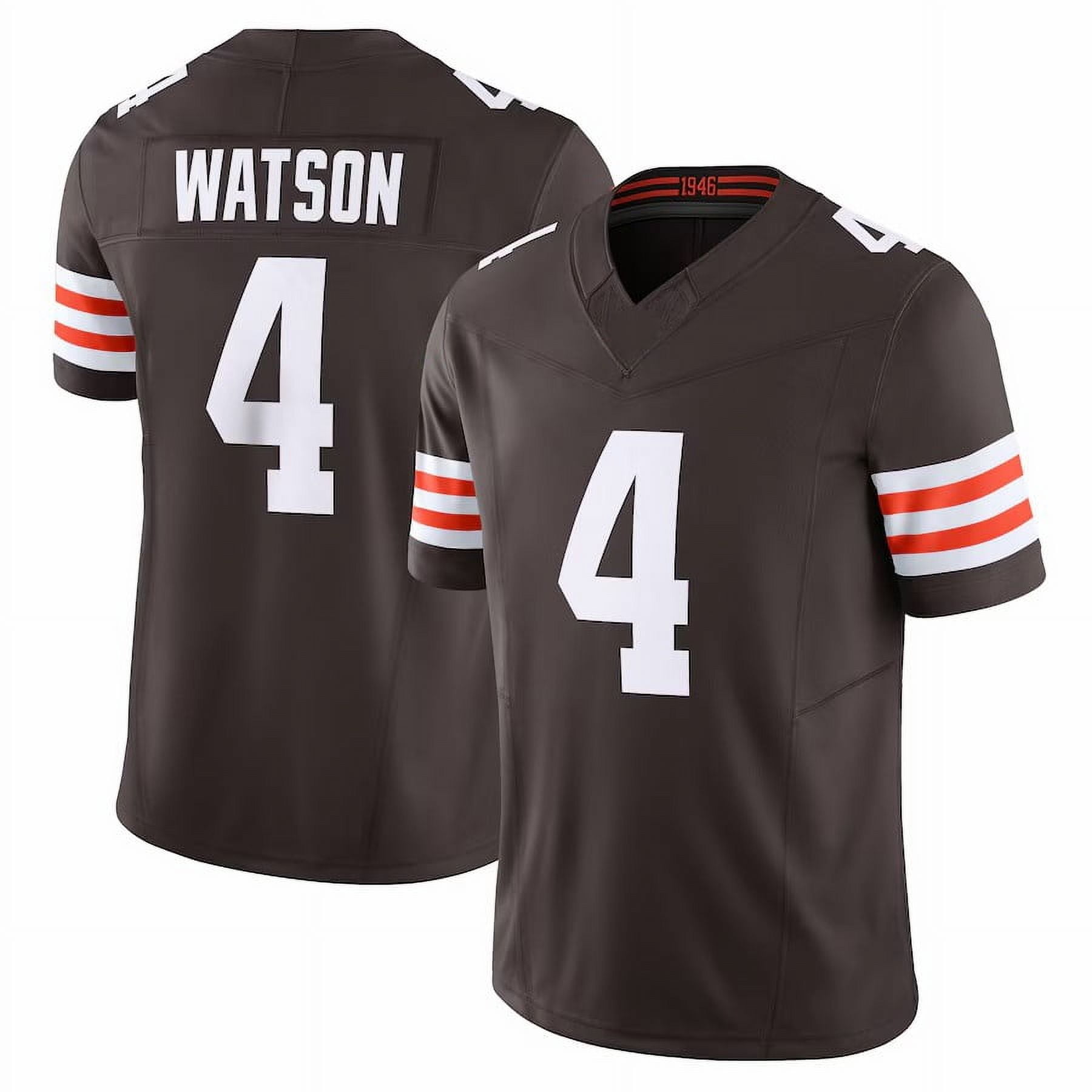 Classic Players Browns Deshaun Watson#4 Jersey Football Team Logo Match ...