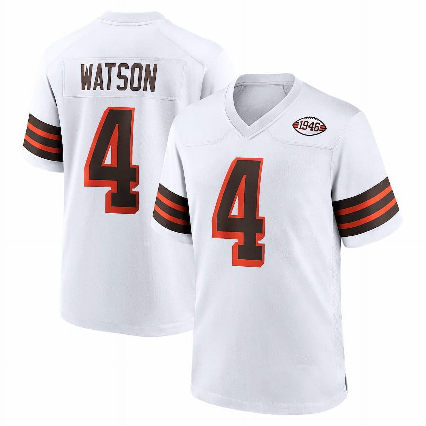 Classic Players Browns Deshaun Watson#4 Jersey Football Team Logo Match ...
