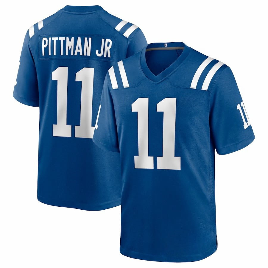 Classic Players Colts Michael Pittman Jr#11 Jersey Football Team Logo ...