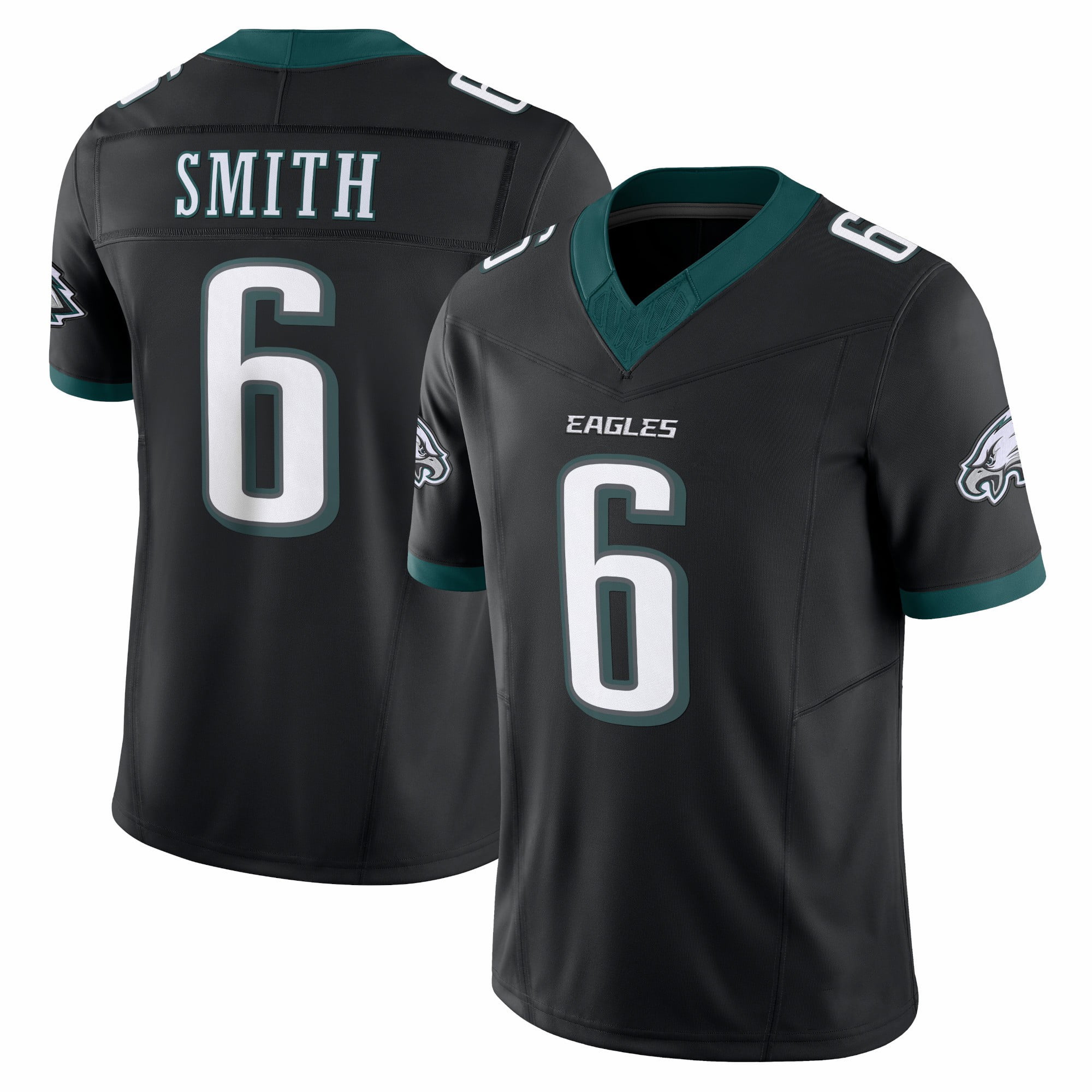 Classic Players Eagles DeVonta Smith#6 Jersey Football Team Logo Match ...