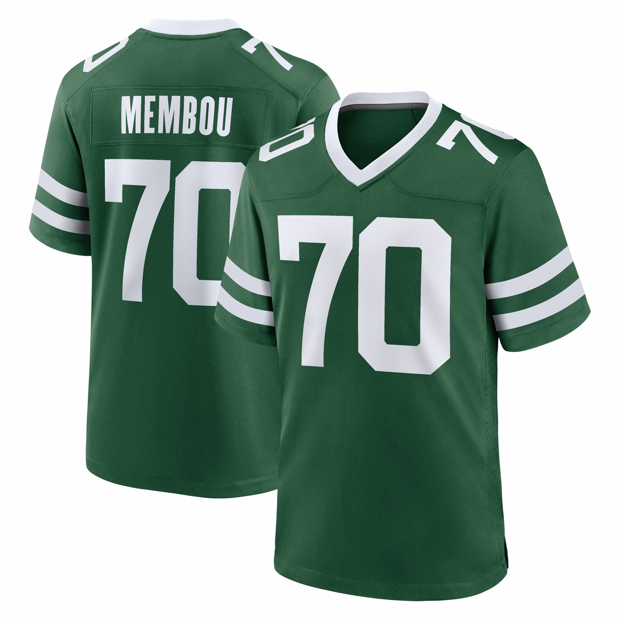 Classic Players Jets Armand Membou#70 Jersey Football Team Logo Match ...