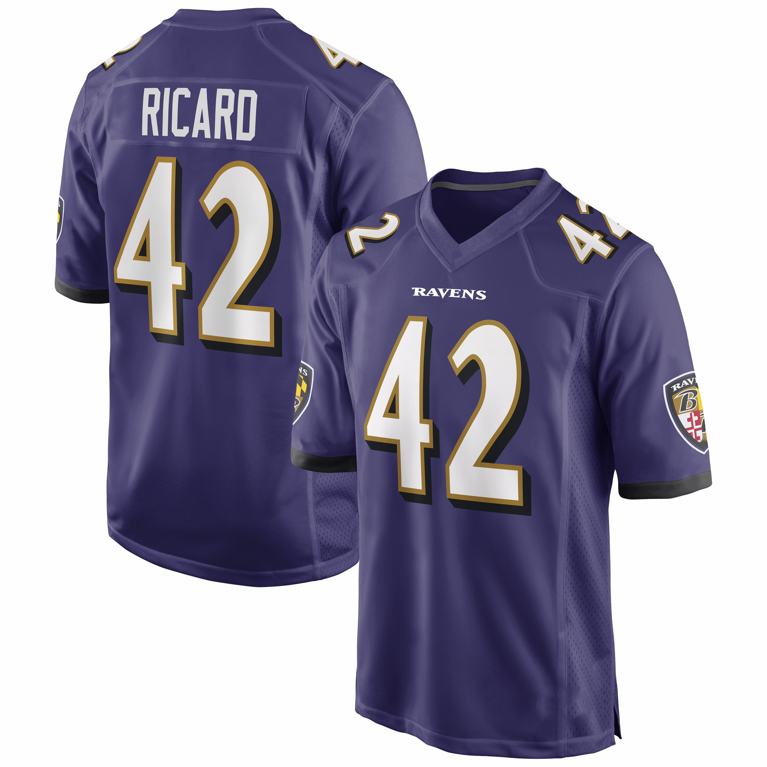 Classic Players Ravens Patrick Ricard#42 Jersey Football Team Logo ...