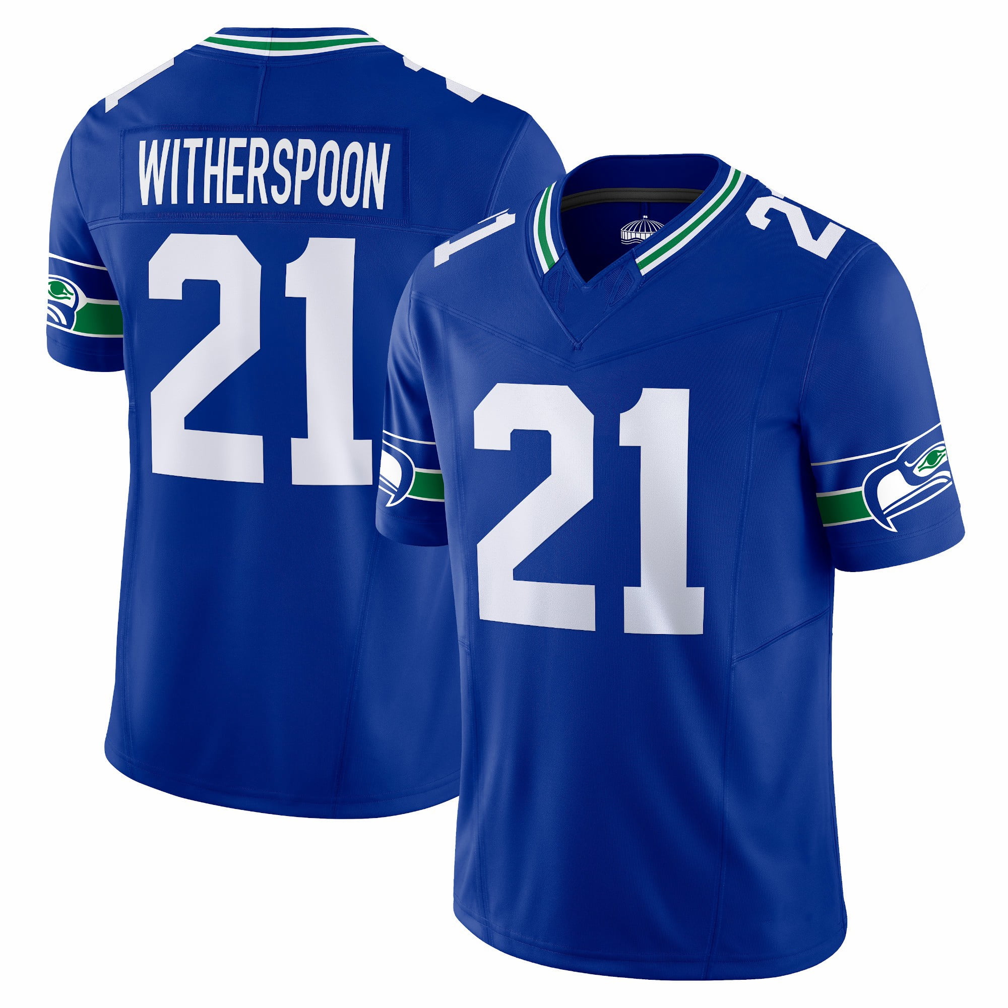 Classic Players Seahawks Devon Witherspoon#21 Jersey Football Team Logo ...