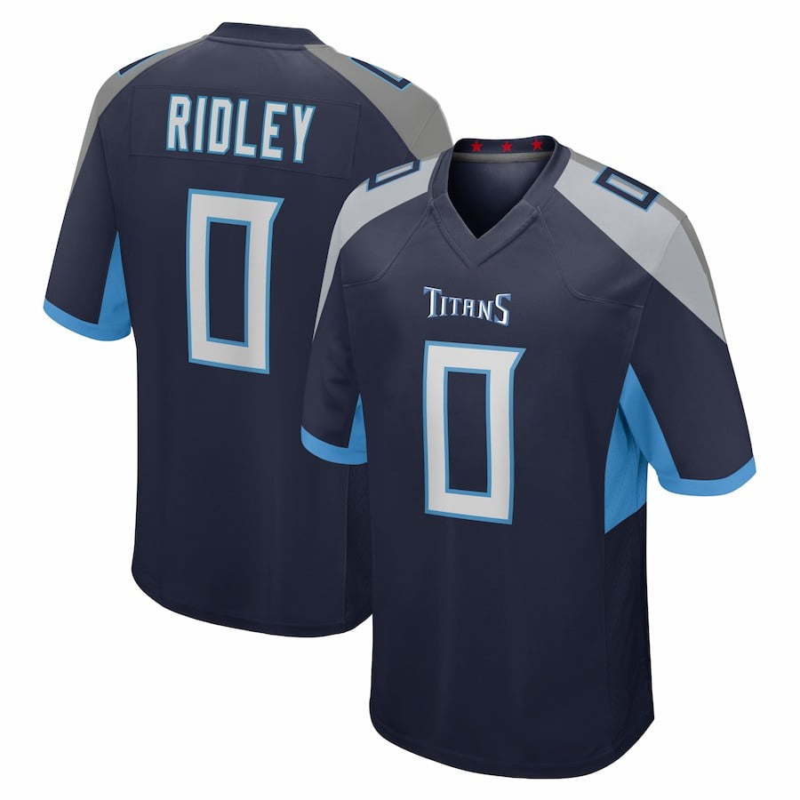 Classic Players Titans Calvin Ridley0 Jersey Football Team Logo Match ...