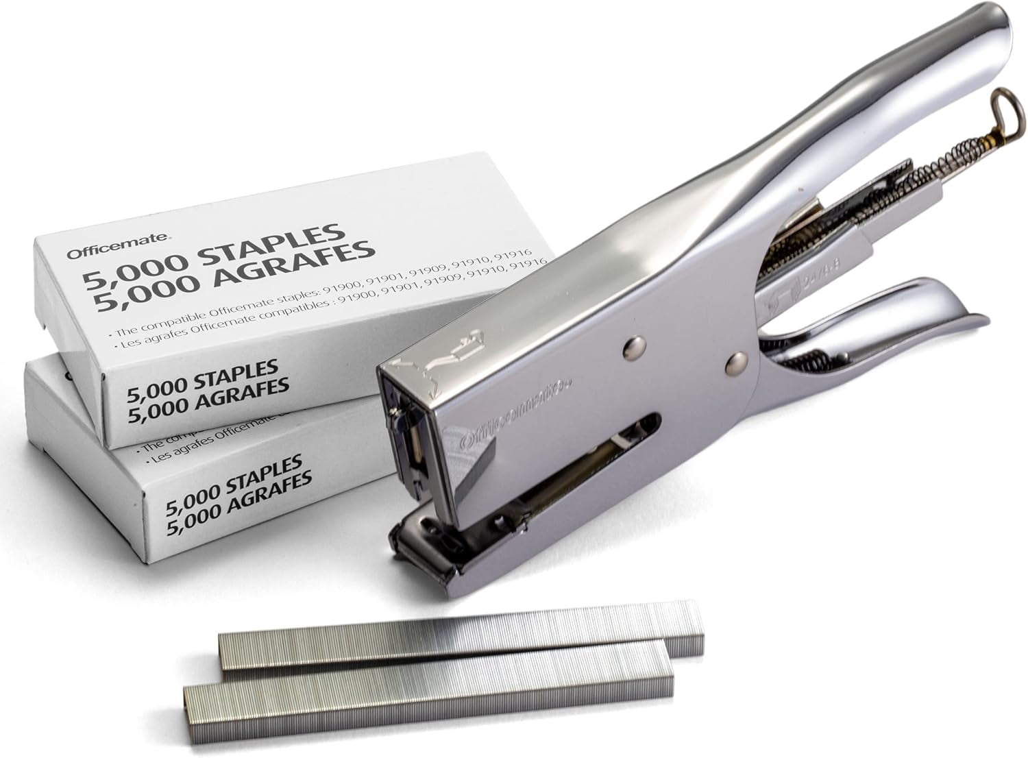 Classic Plier Stapler Bundle with 10,000 Staples, Metal, Silver (97768 ...
