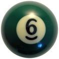 Classic Plus Premium Poly Resin Replacement #6 Billiard Ball - Walmart.com