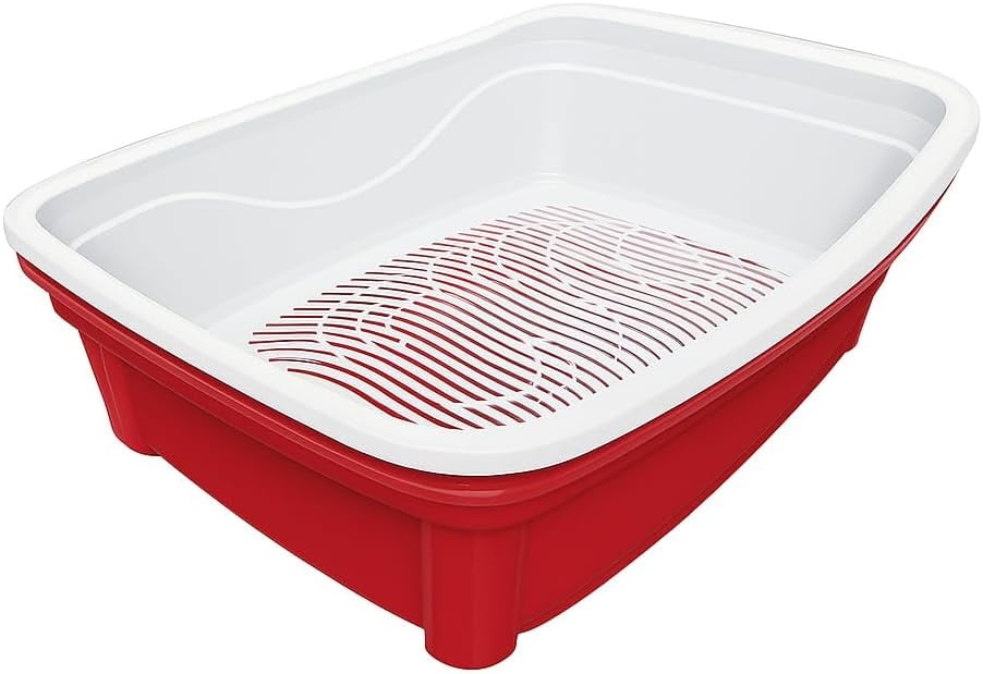 Classic Plus Sifting Litter Box Large - Large Cat Litter Pan with ...