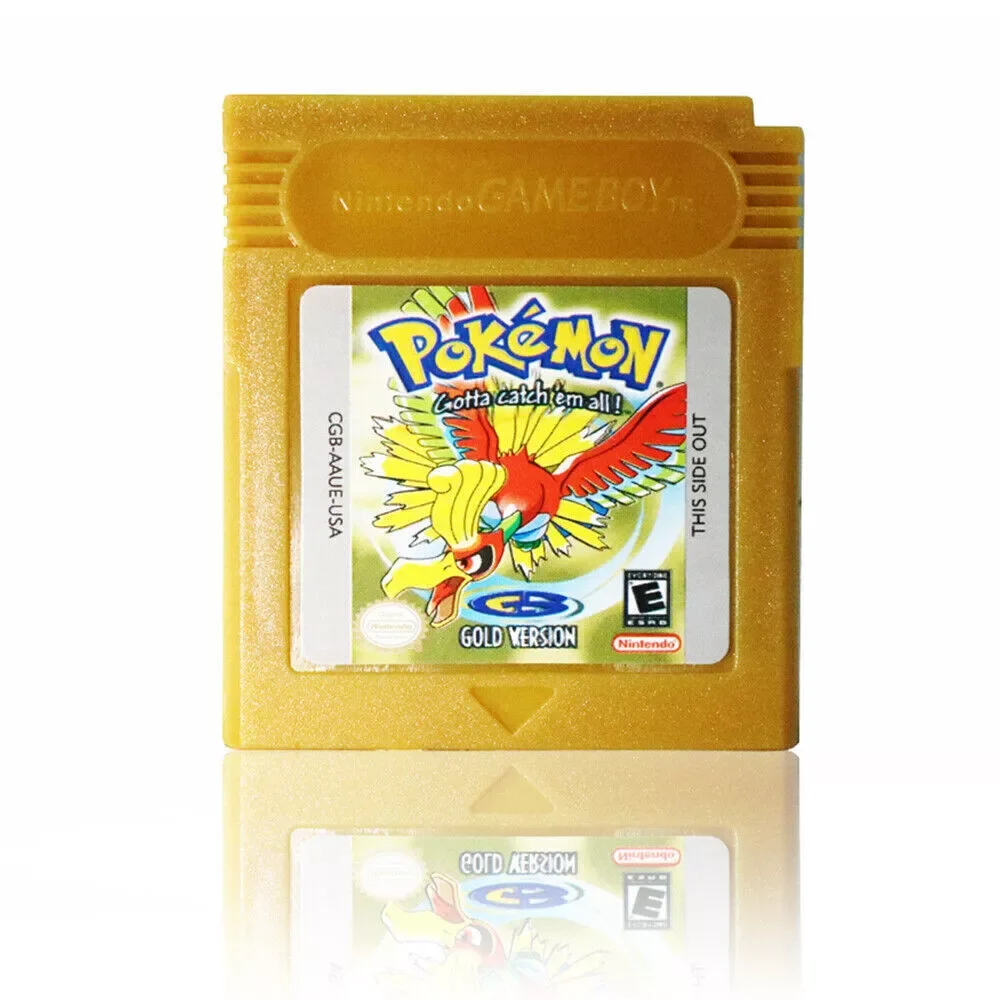 Classic Pokemon Game Boy series GBC Pokemon Gold-Video Games - Walmart.com