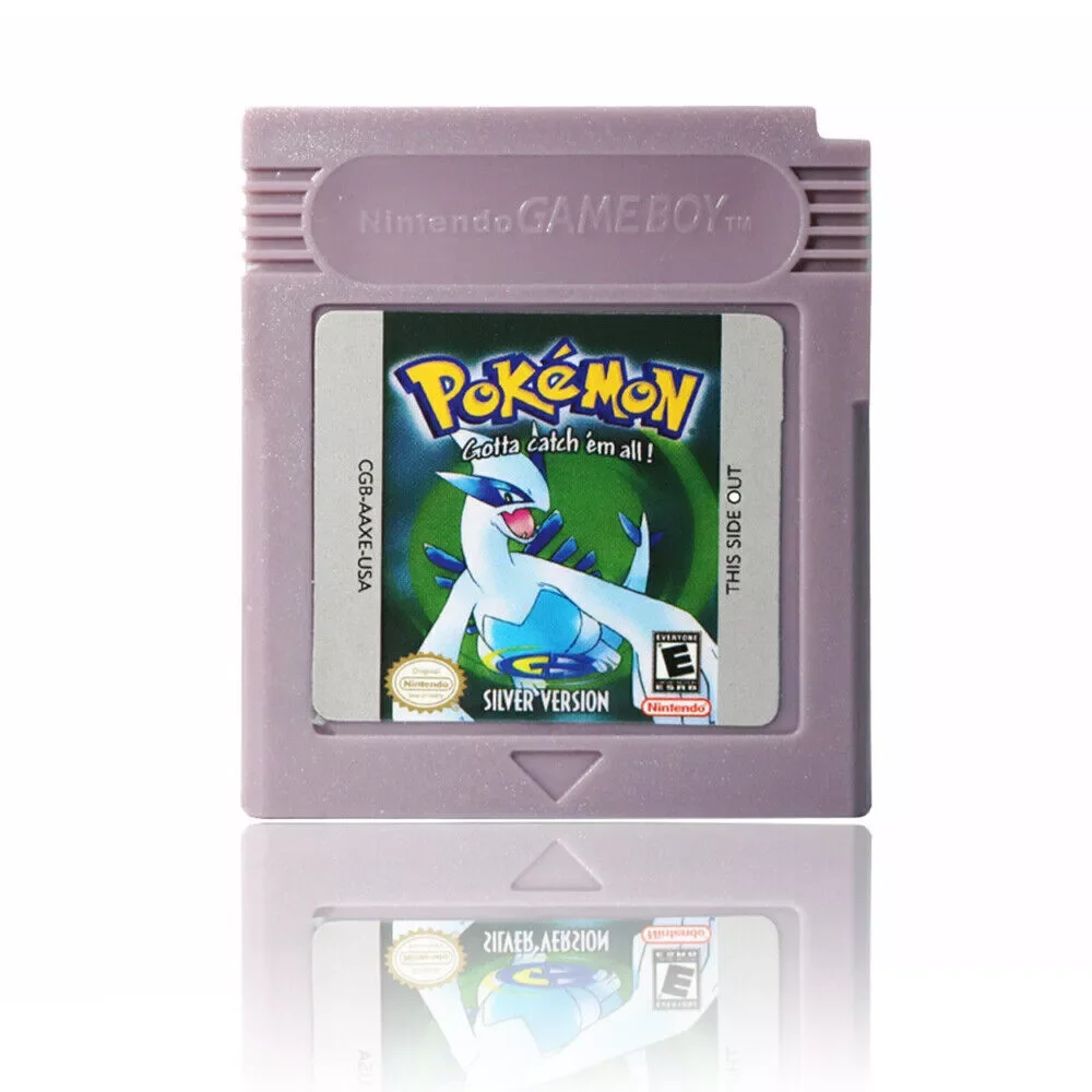 Classic Pokemon Game Boy series GBC Pokemon Silver-Video Games ...