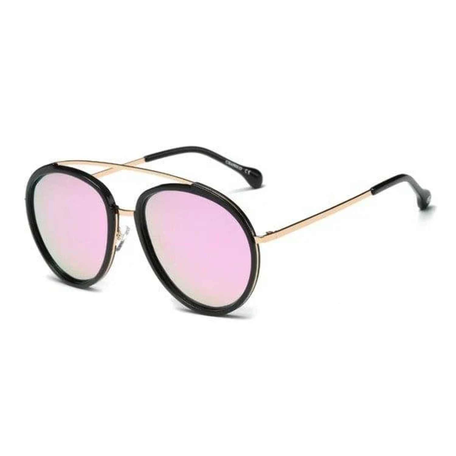 Classic Polarized Round Fashion Sunglasses - Walmart.com