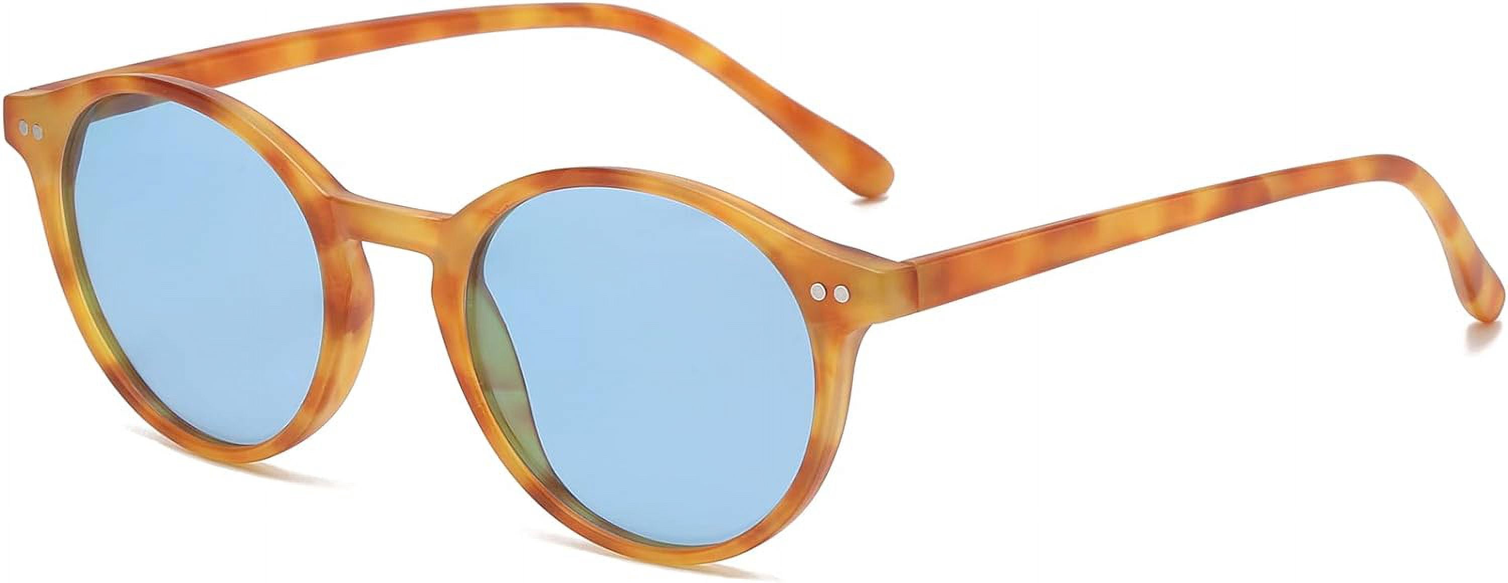 Classic Polarized Round Sunglasses for Women Men Vintage Style ...