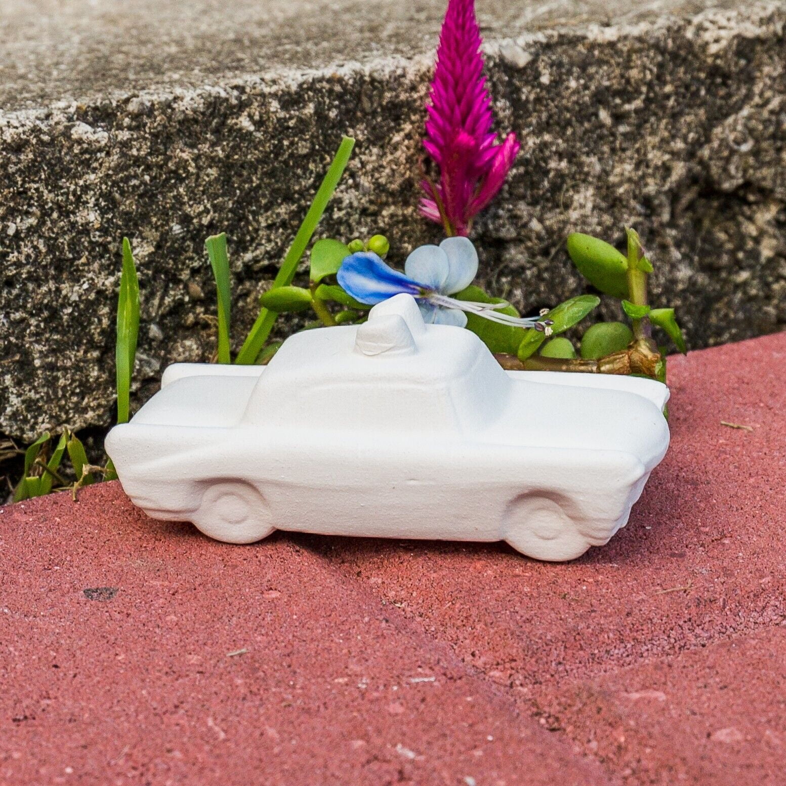 Classic Police Cop Car 3.5" IN STOCK Ceramic Bisque Ready To Paint ...