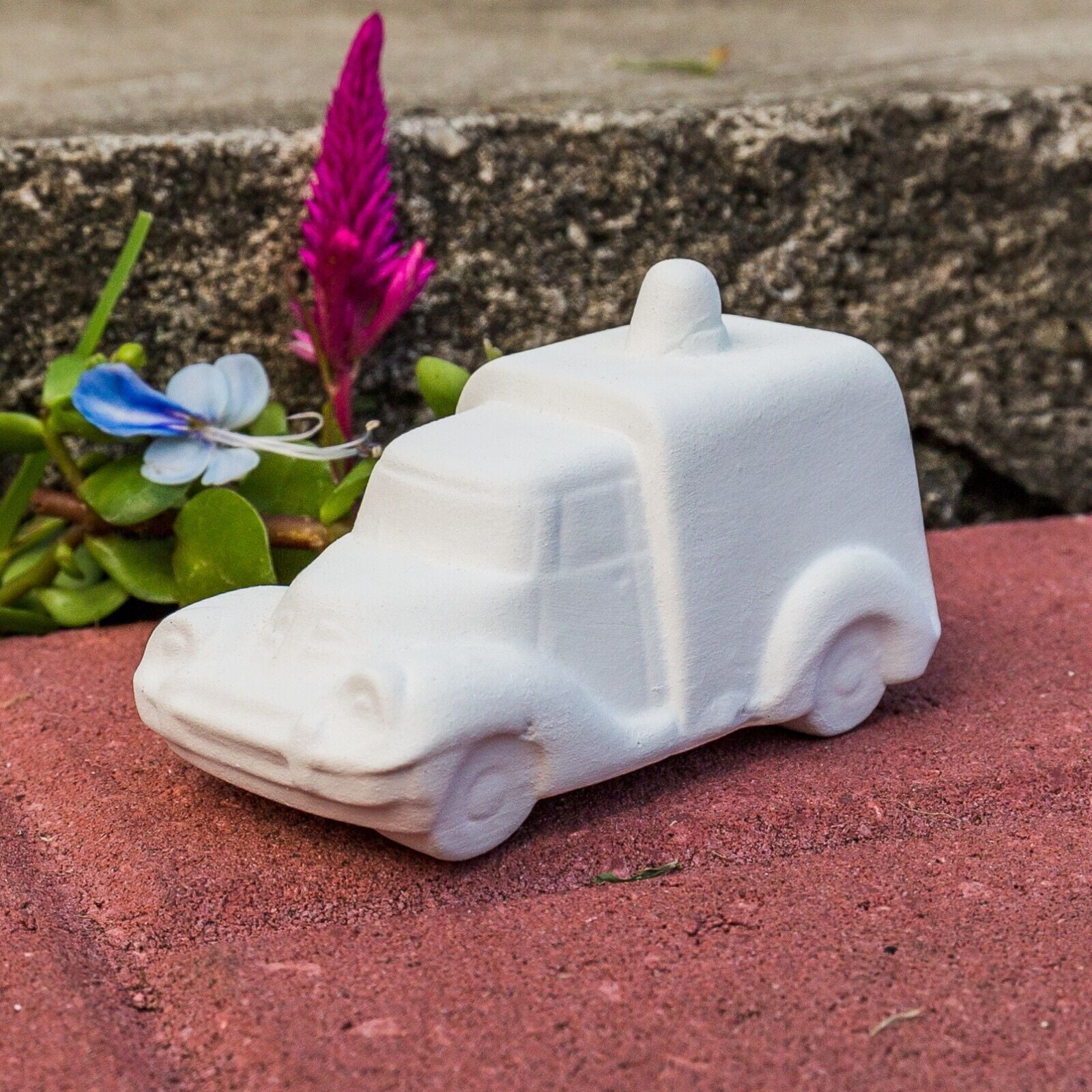 Classic Police Transport Truck 3" IN STOCK Ceramic Bisque Ready To ...