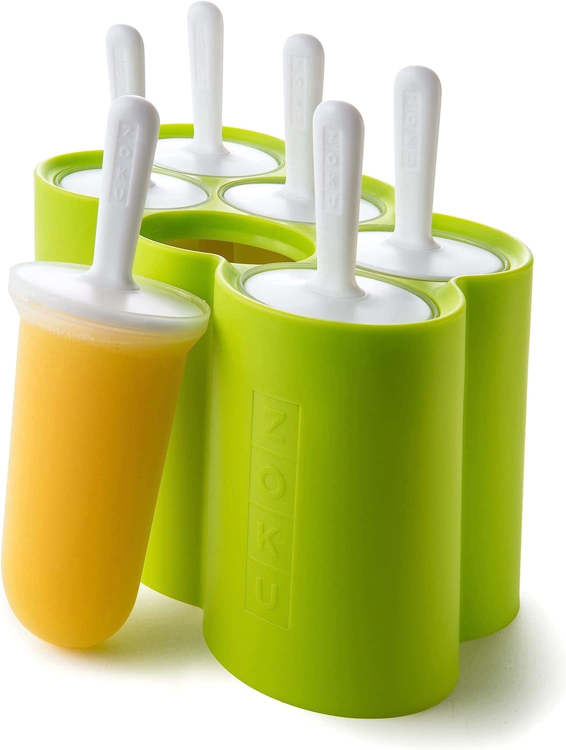 Classic Pop Molds, 6 Easy-release Popsicle Molds With Sticks and Drip ...