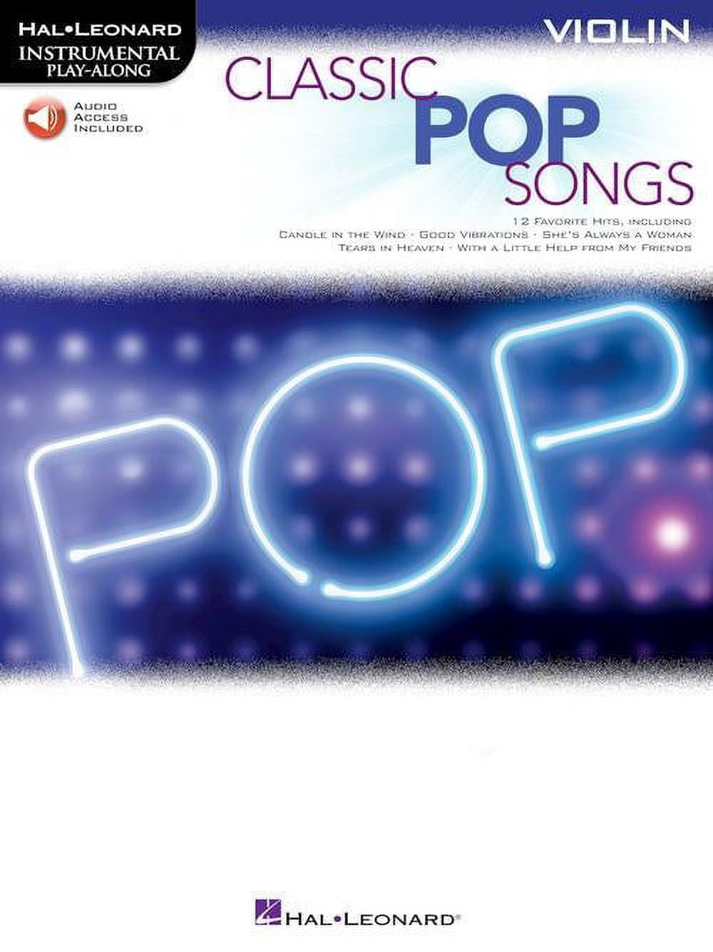 Classic Pop Songs Violin -Audio Online - Walmart.com