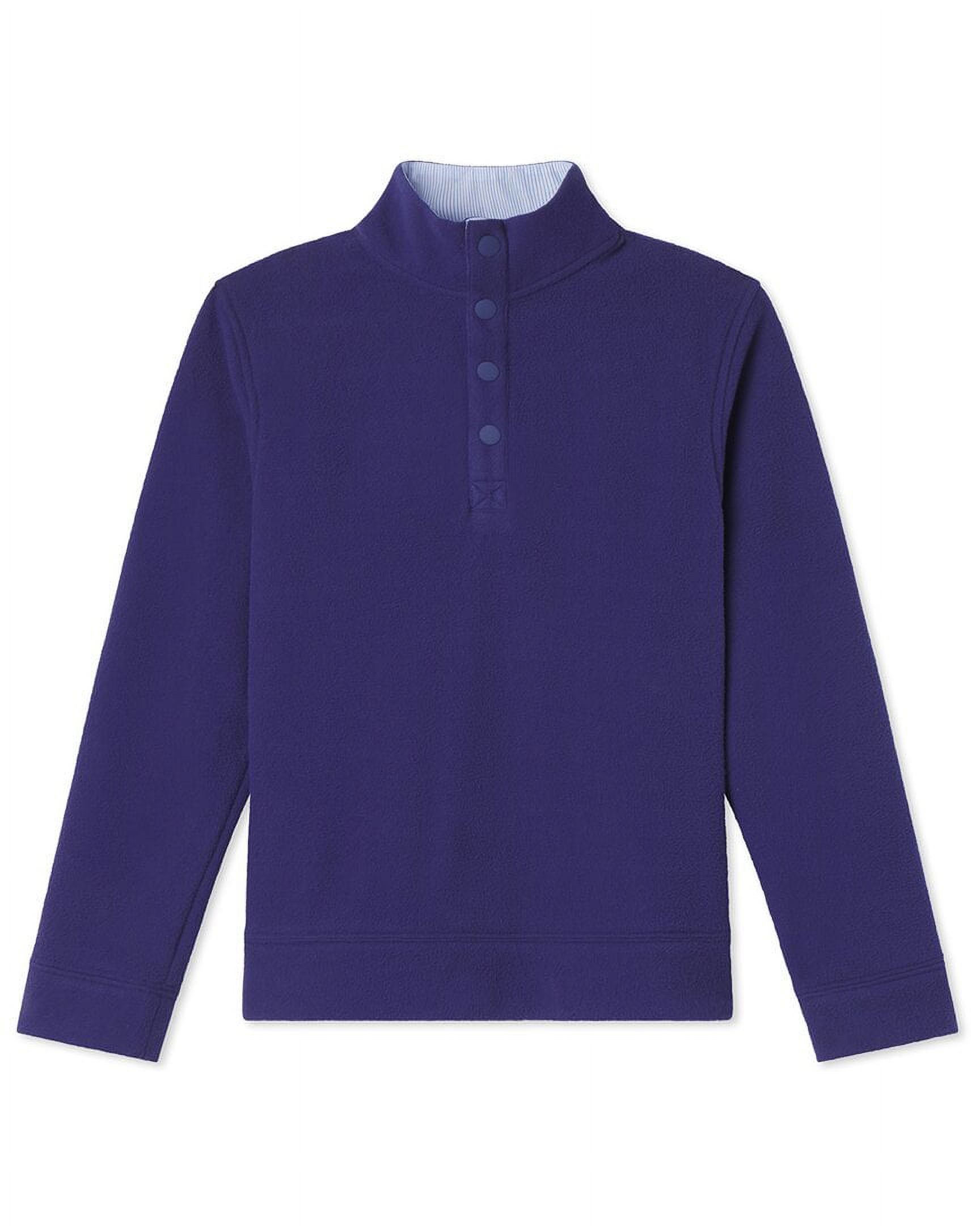 Classic Prep girls Hollis Snap Placket Pullover, 10, Blue - Walmart.com