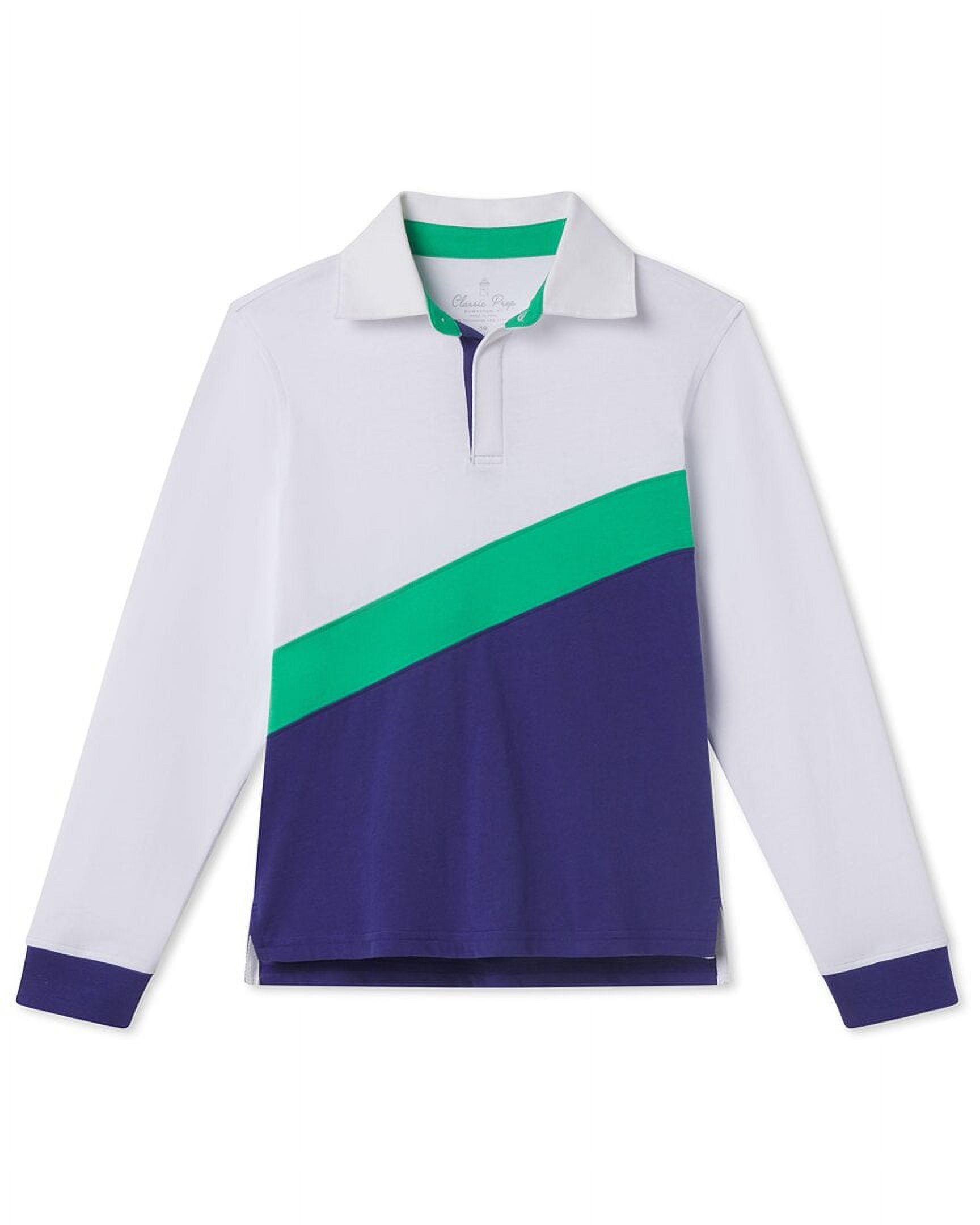 Classic Prep girls Rowan Rugby Top, 8, Blue - Walmart.com