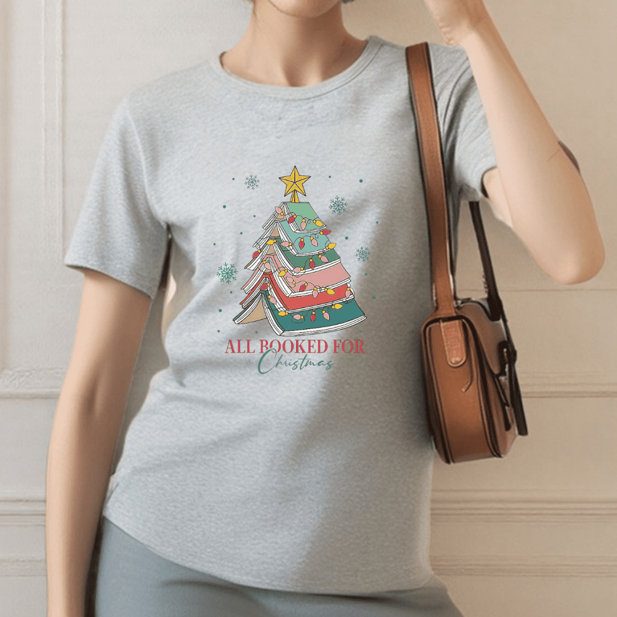 Classic Print For Women Tees,Christmas Graphic T Shirt"ALL BOOKED FOR ...