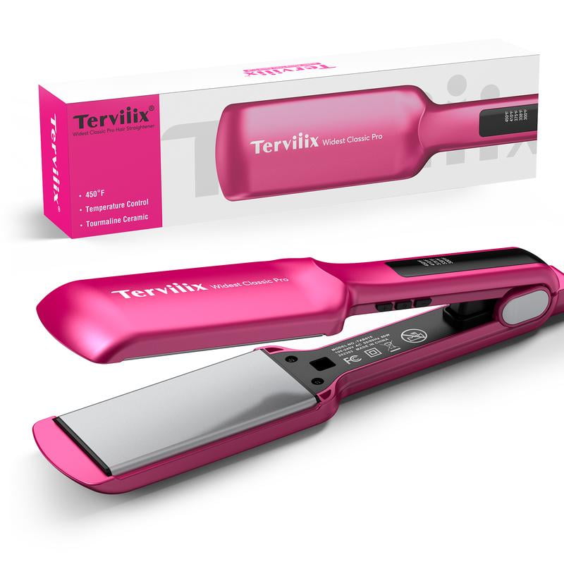 Classic Pro 2'' Wide Flat Iron, Pink - Walmart.com