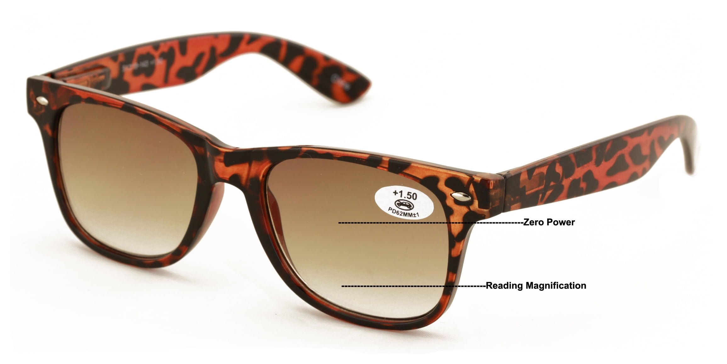 Classic Progressive Bifocal Reading SunGlasses - No Line or Bubble ...