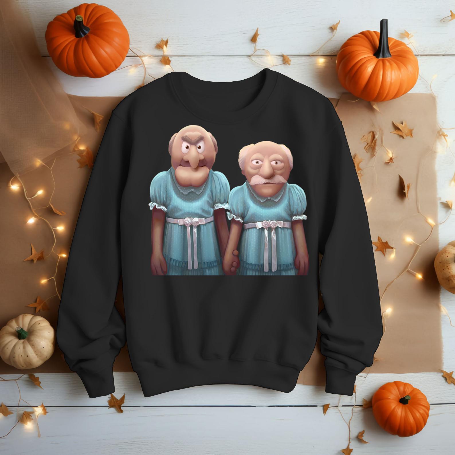 Classic Puppet Duo Inspired Shirt, Vintage Comedy Graphic Tee, Retro TV ...