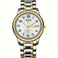 Classic Quartz Round Watch - Date Display, Luminous in Dark, Business ...