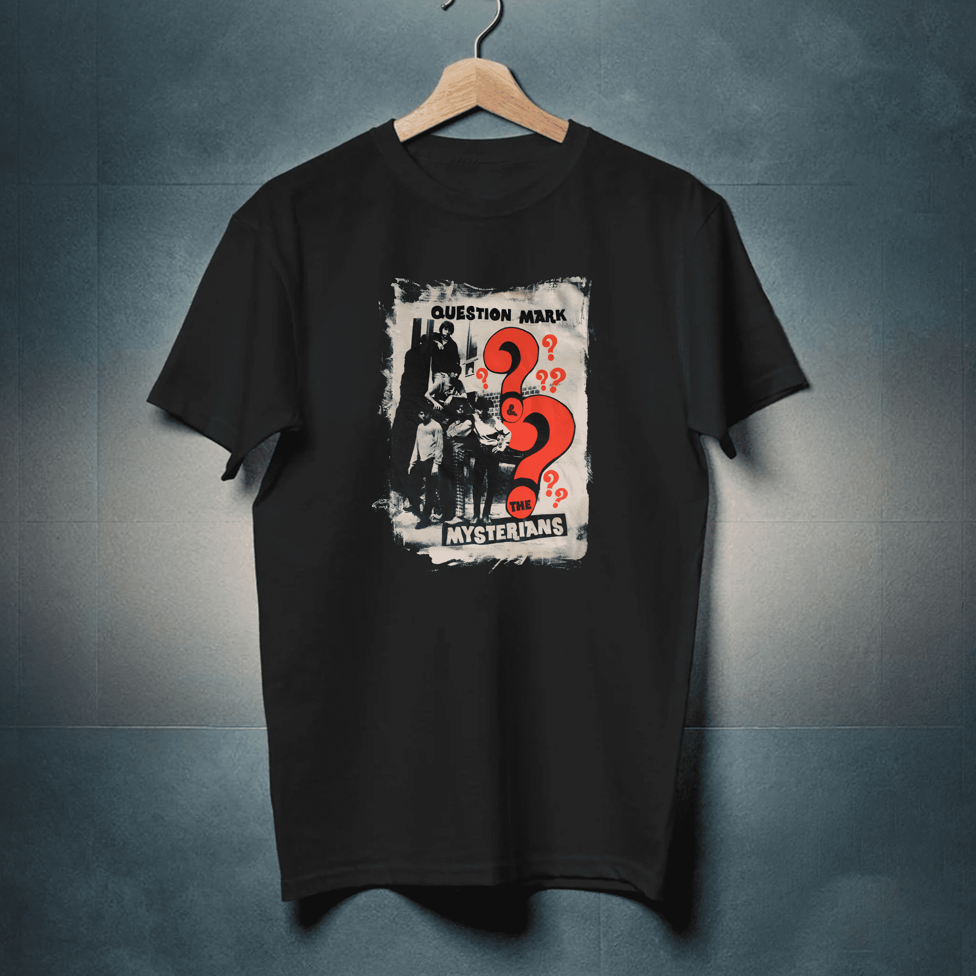 Classic Question Mark & the Mysterians Punk Rockers Unisex T-Shirt Full ...