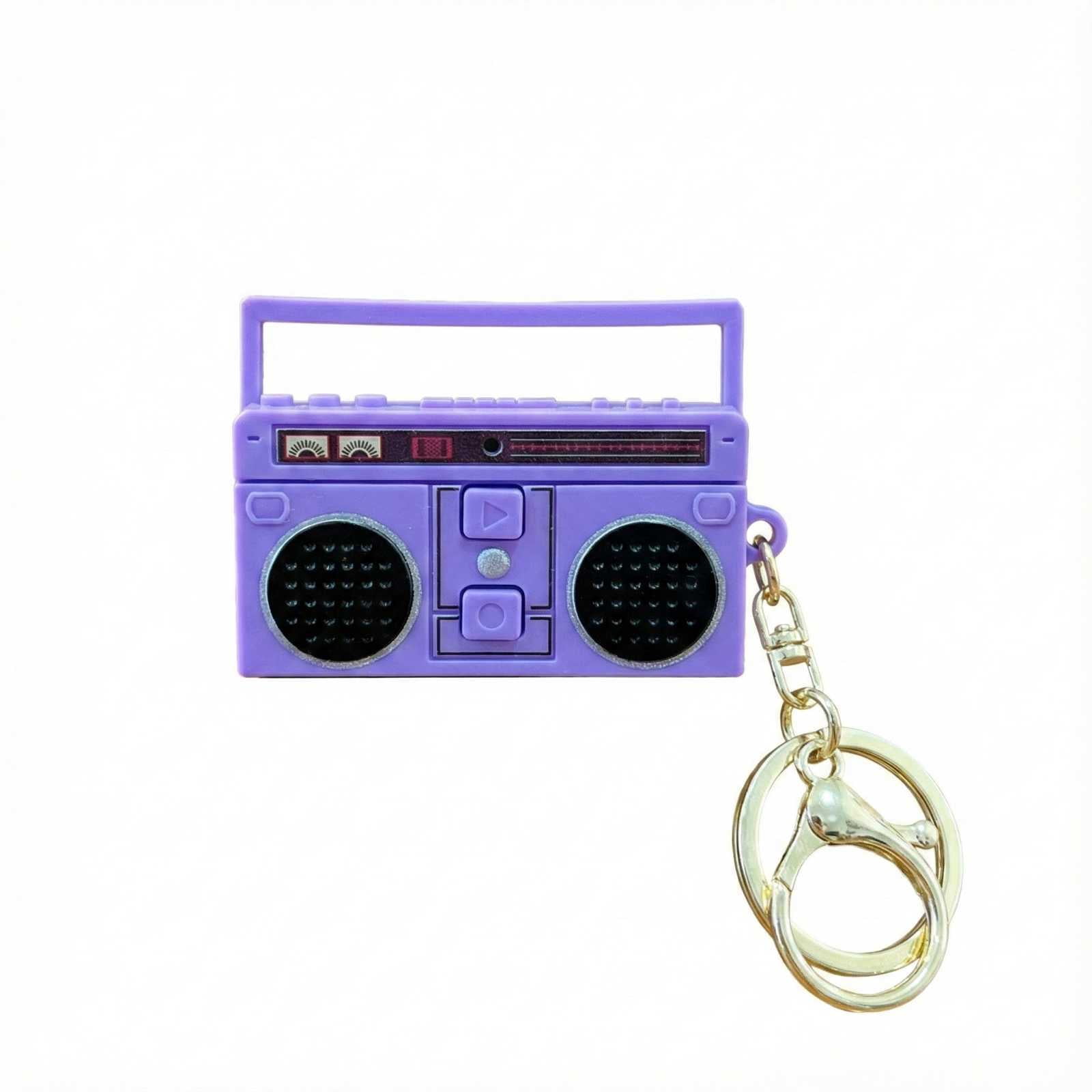 Classic Radio Keychain Vintage Style Recordable Pendant Miniature Tape ...