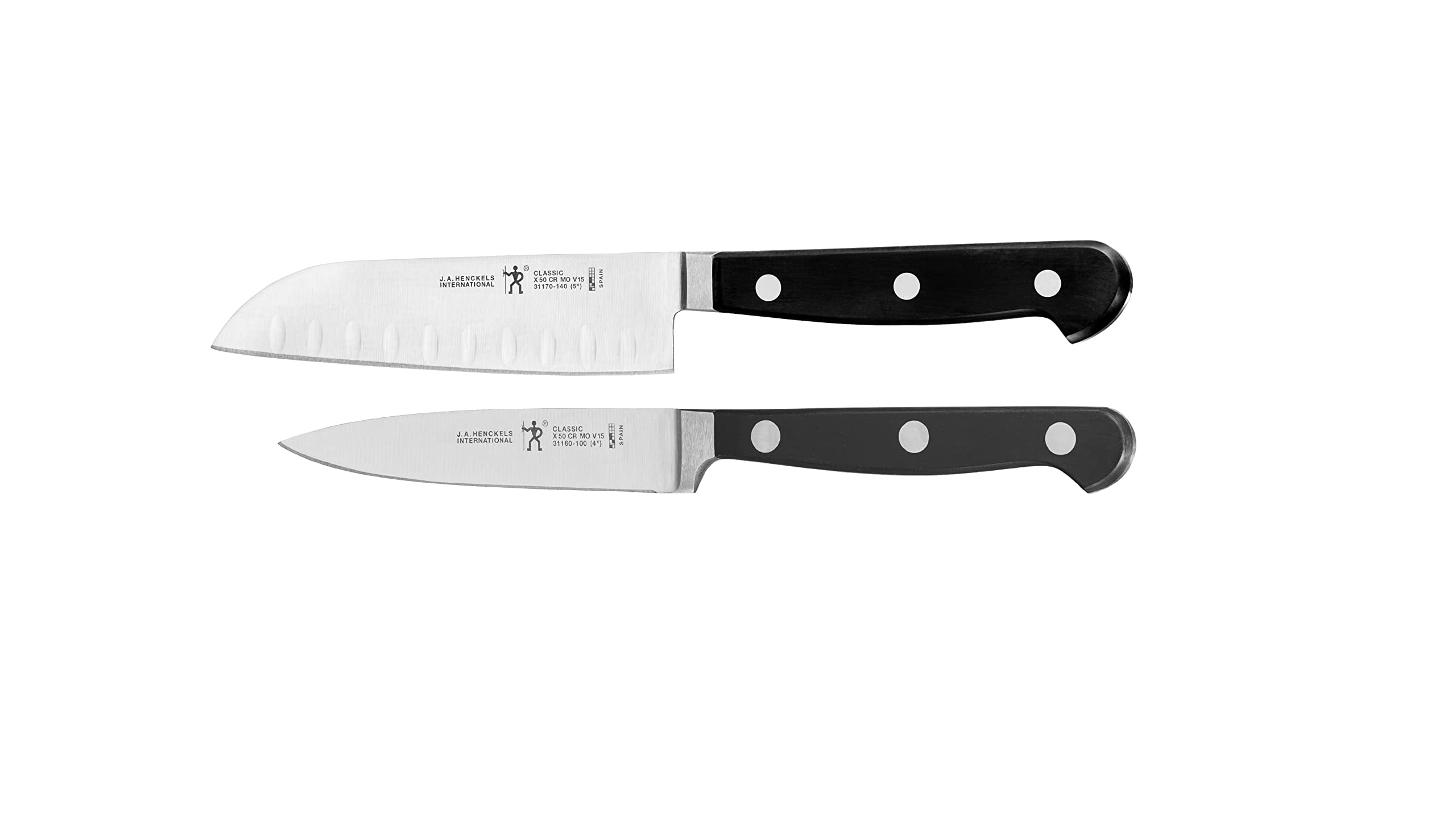 Classic Razor-Sharp 2-Piece Knife Set, Santoku Knife 5 Inch, Paring ...
