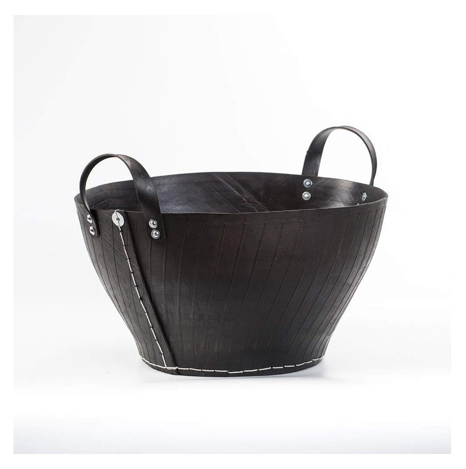 Classic Recycled Rubber Basket, for Wood Logs, Shoes or Blankets ...