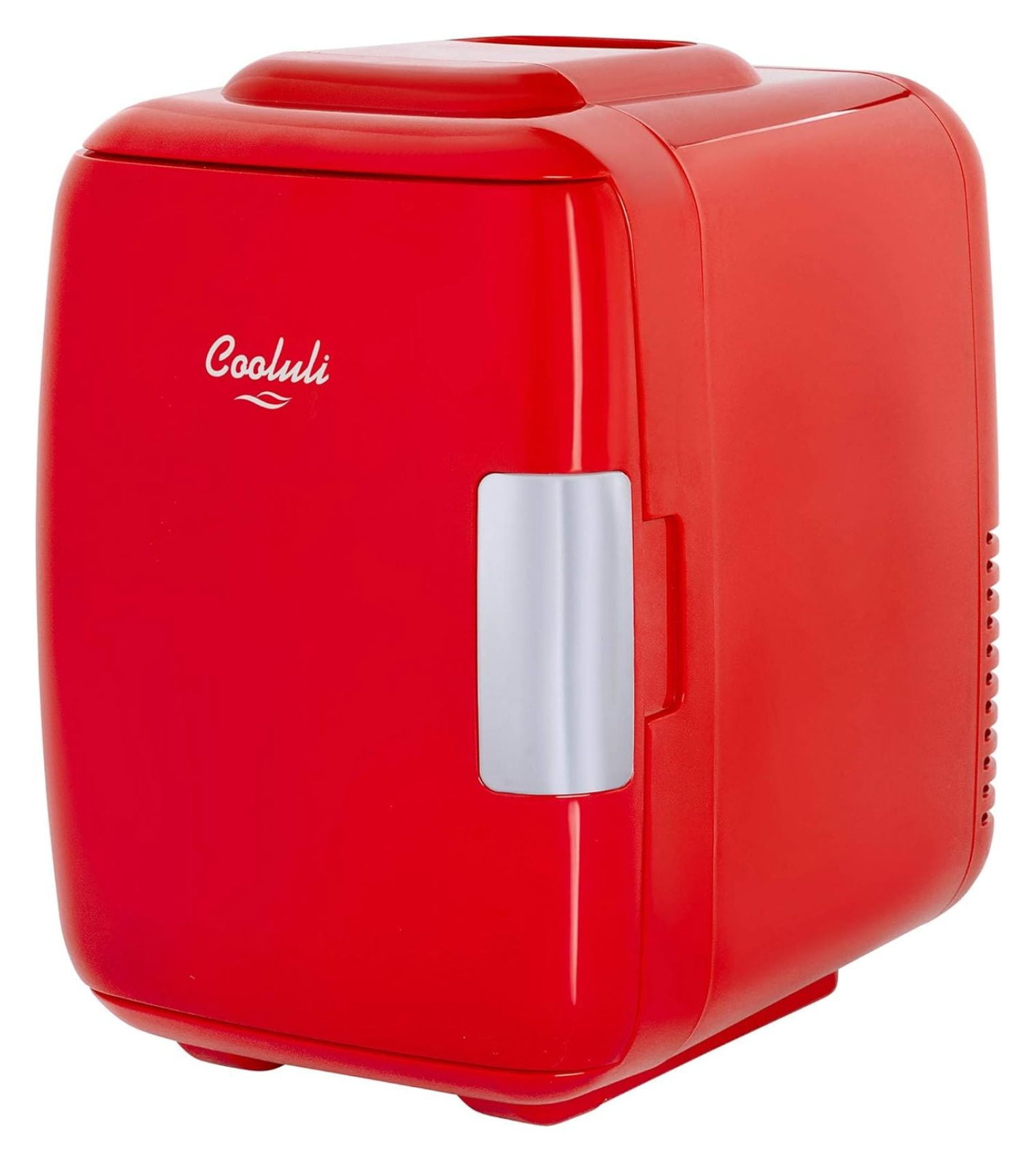 Classic Red 4 Liter Compact Cooler Warmer Mini Fridge with /DC/USB ...